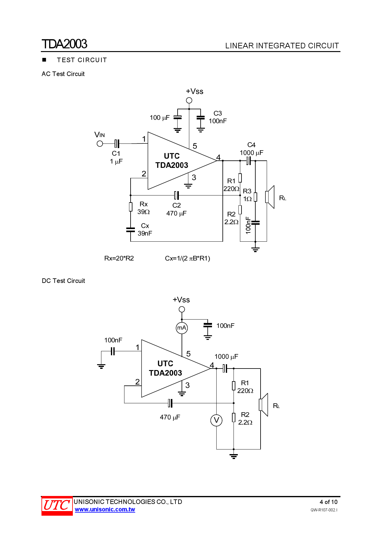 TDA2003L-TB5-T_（UTC(友顺)）TDA2003L-TB5-T中文资料_价格_PDF手册-立创电子商城