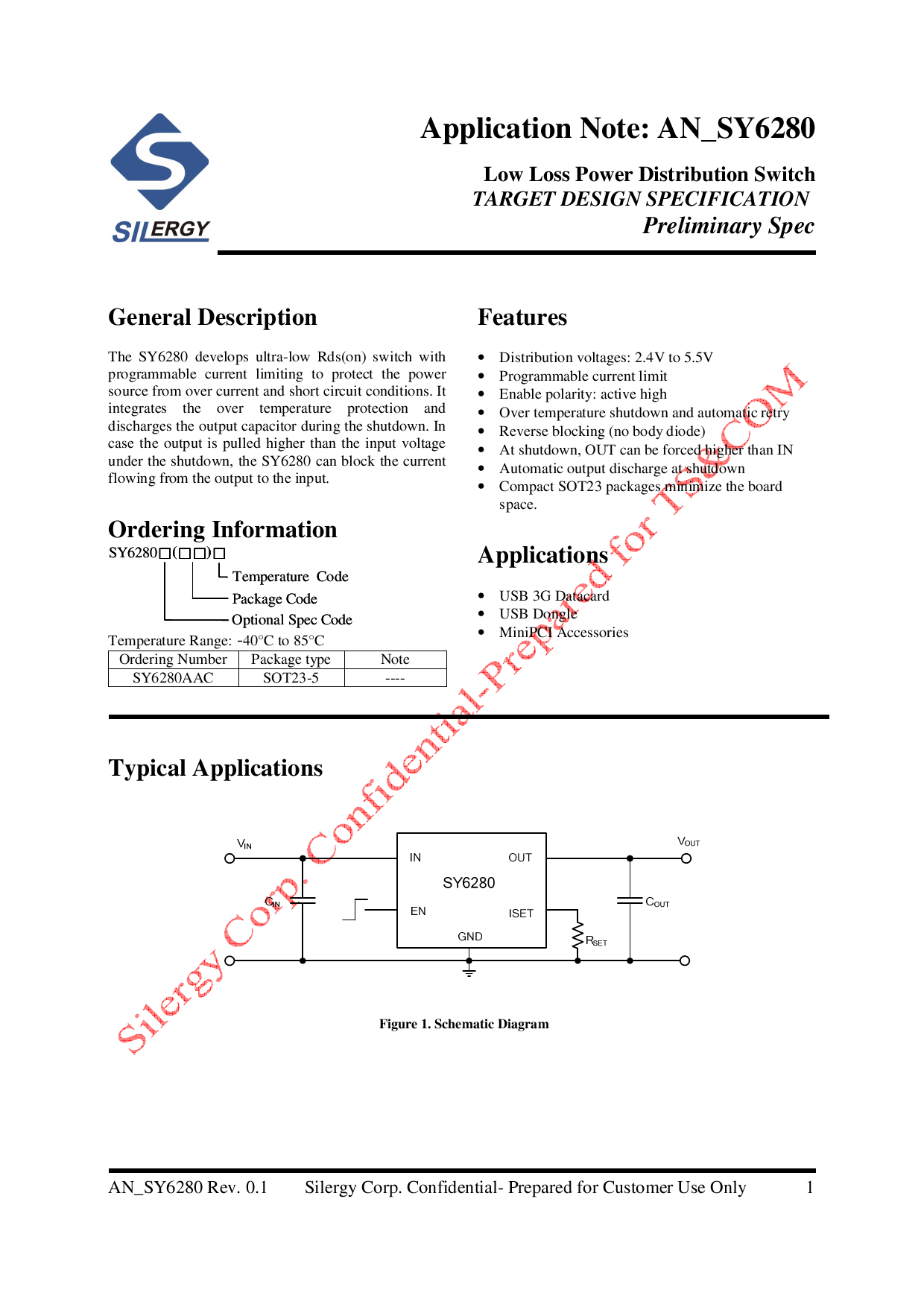 SY6280AAC_（矽力杰silergy）SY6280AAC中文资料_价格_PDF手册-立创电子商城