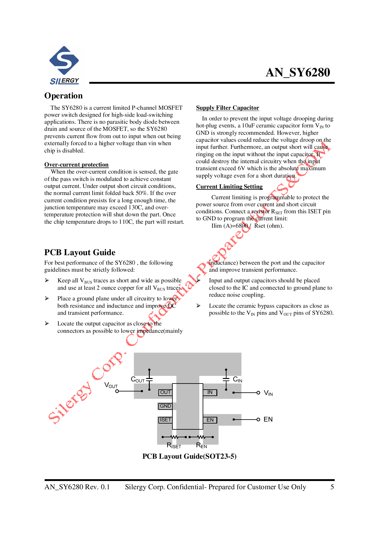 SY6280AAC_（silergy(矽力杰)）SY6280AAC中文资料_价格_PDF手册-立创电子商城