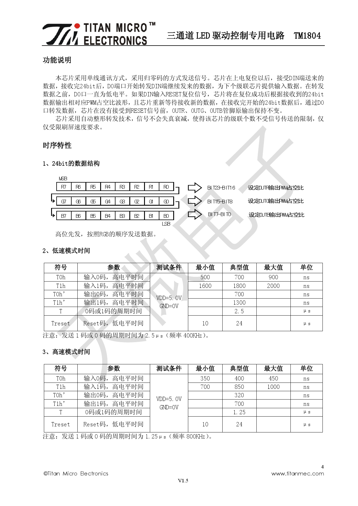 TM1804_（TM(天微)）TM1804中文资料_价格_PDF手册-立创电子商城