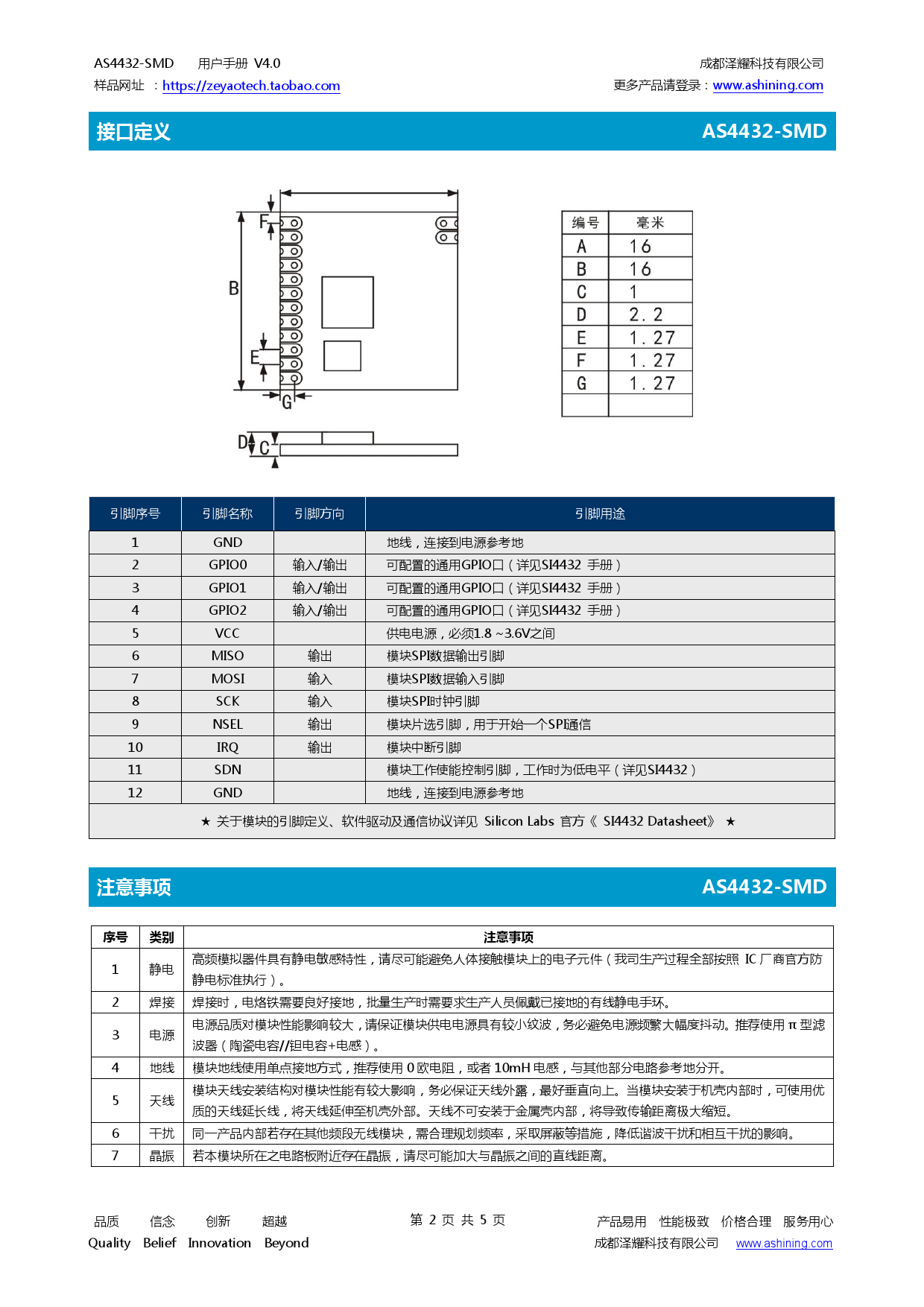 AS4432-SMD_（Ashining(泽耀科技)）AS4432-SMD中文资料_价格_PDF手册-立创电子商城