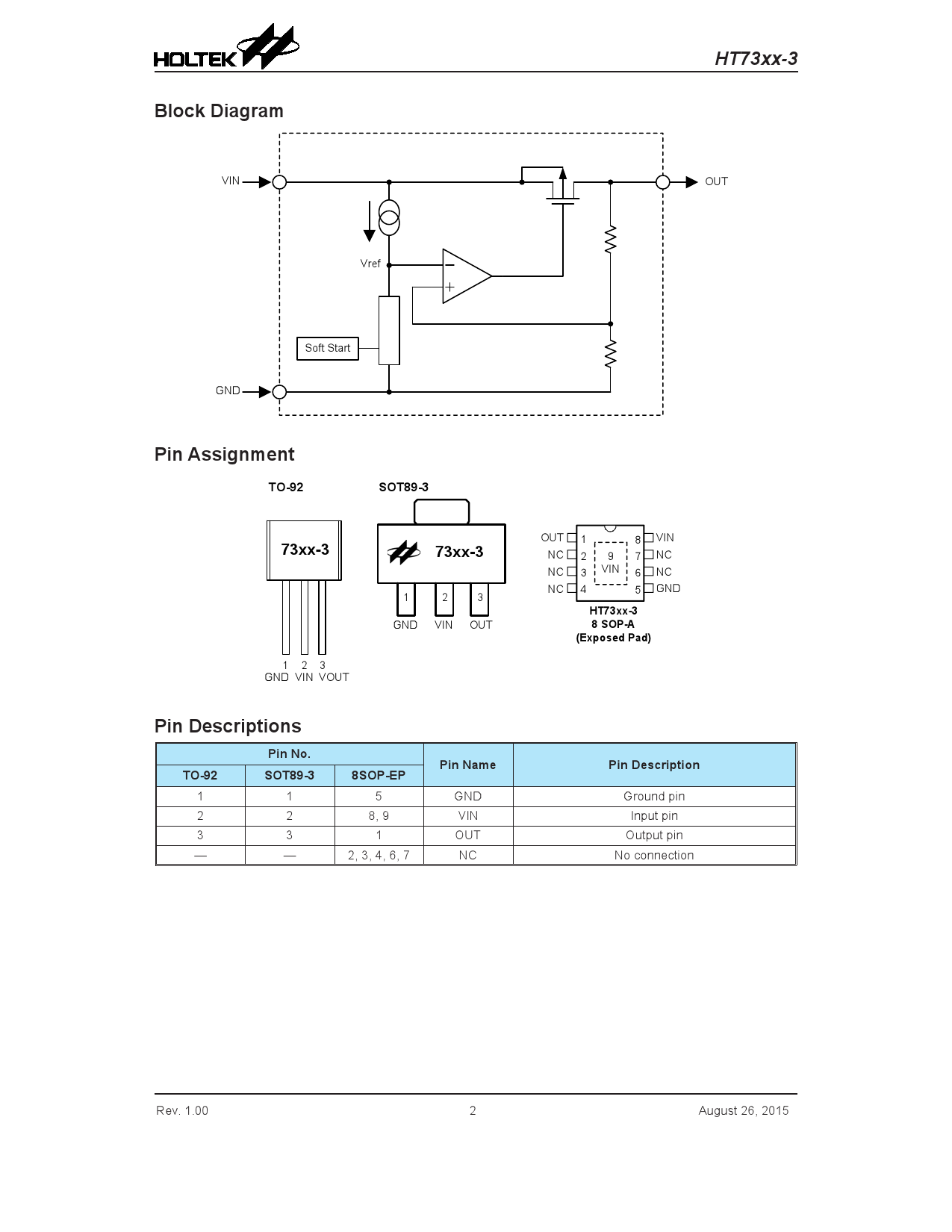HT7333-3_（HOLTEK(合泰/盛群)）HT7333-3中文资料_价格_PDF手册-立创电子商城