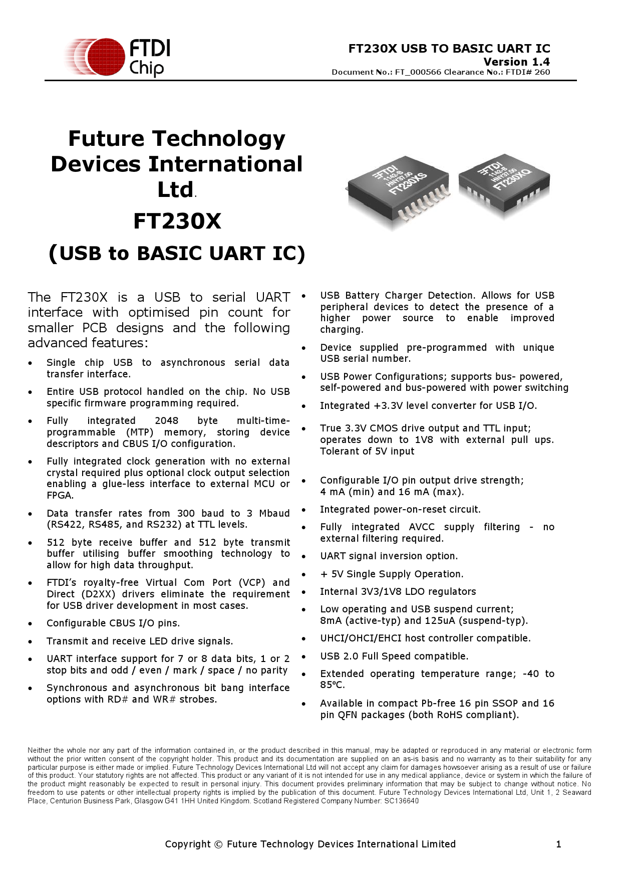 FT230XS-R_（FTDI(飞特帝亚)）FT230XS-R中文资料_价格_PDF手册-立创电子商城
