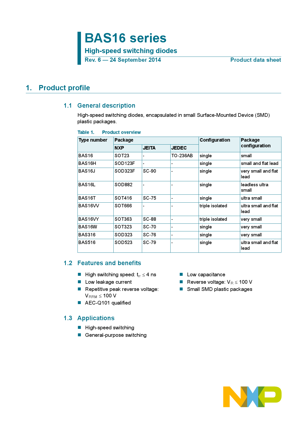 BAS516,115_（Nexperia(安世)）BAS516,115中文资料_价格_PDF手册-立创电子商城