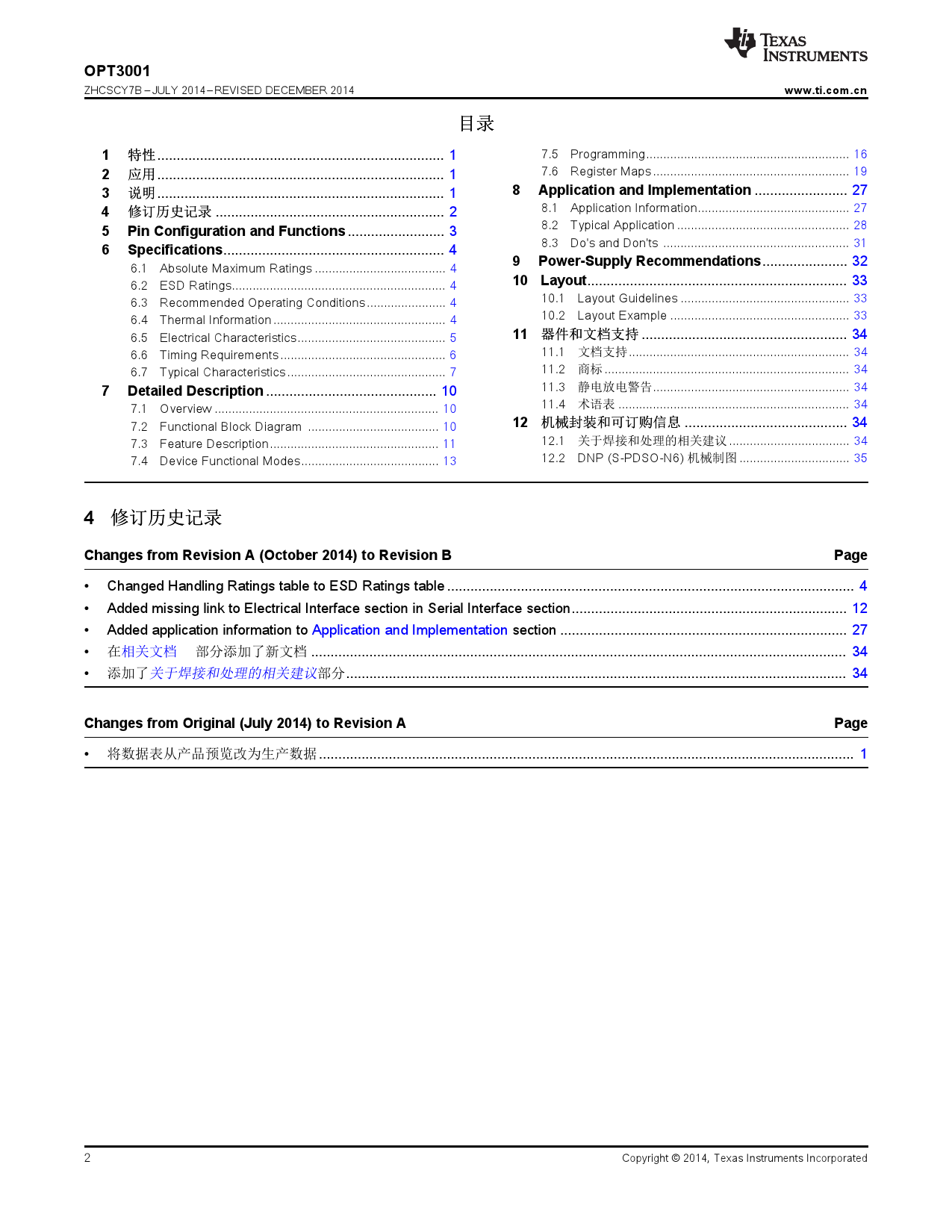 OPT3001DNPR_（TI(德州仪器)）OPT3001DNPR中文资料_价格_PDF手册-立创电子商城