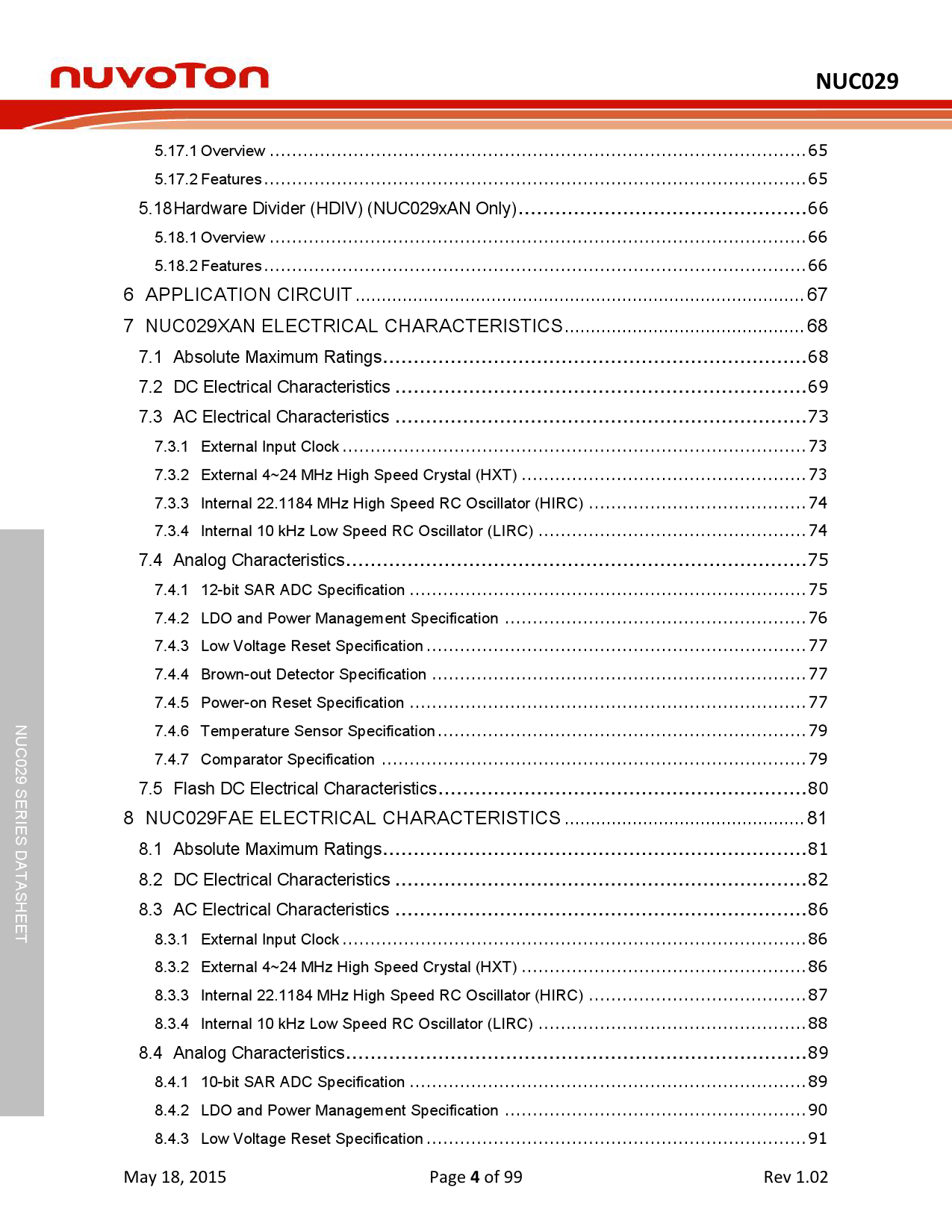 NUC029LAN_（NUVOTON(新唐)）NUC029LAN中文资料_价格_PDF手册-立创电子商城