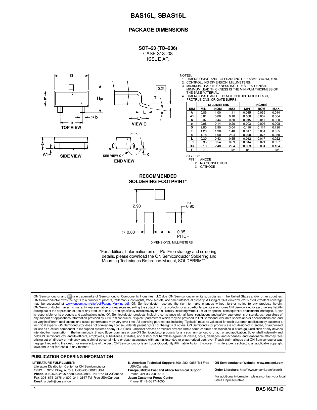 BAS16LT1G_（onsemi(安森美)）BAS16LT1G中文资料_价格_PDF手册-立创电子商城