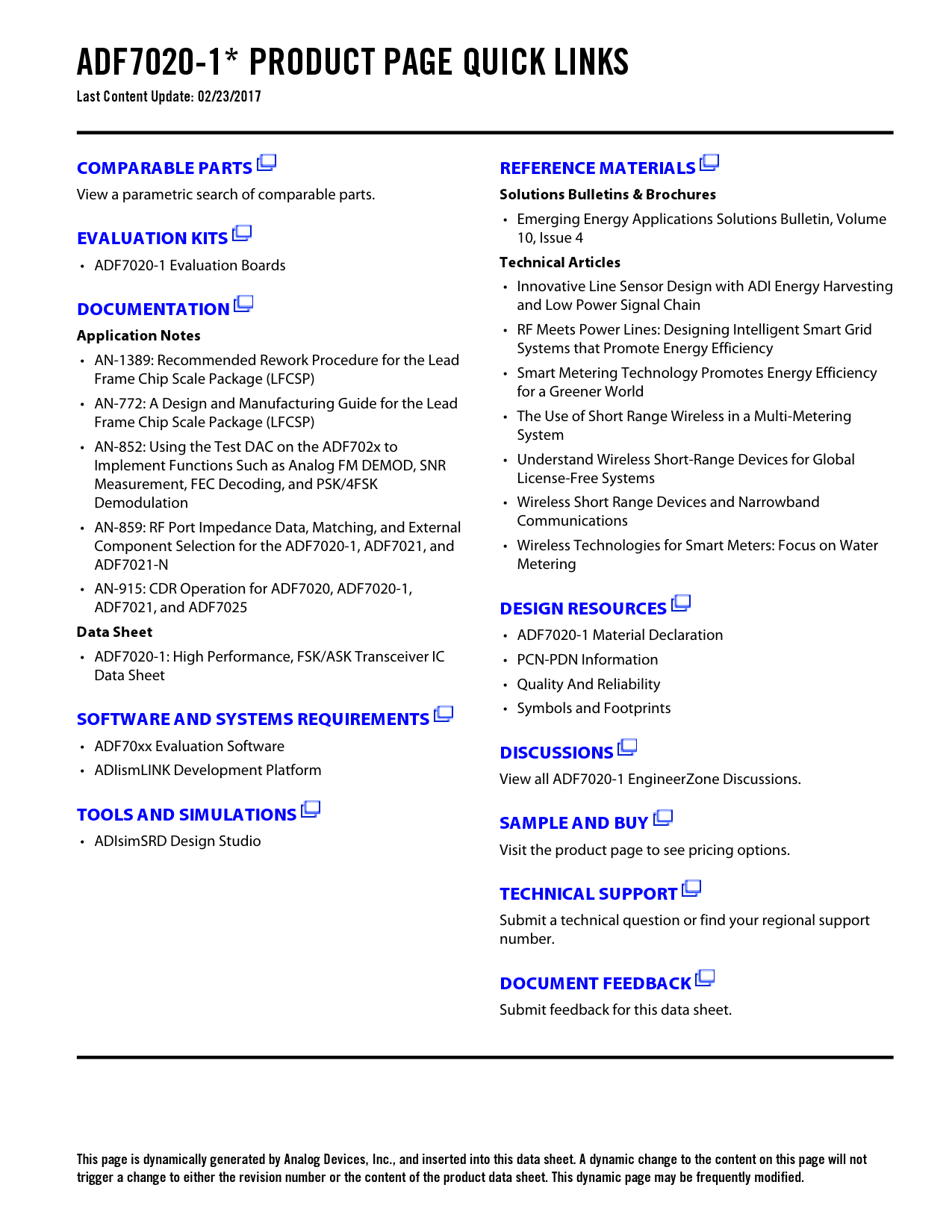 ADF7020-1BCPZ_（ADI(亚德诺)/LINEAR）ADF7020-1BCPZ中文资料_价格_PDF手册-立创电子商城