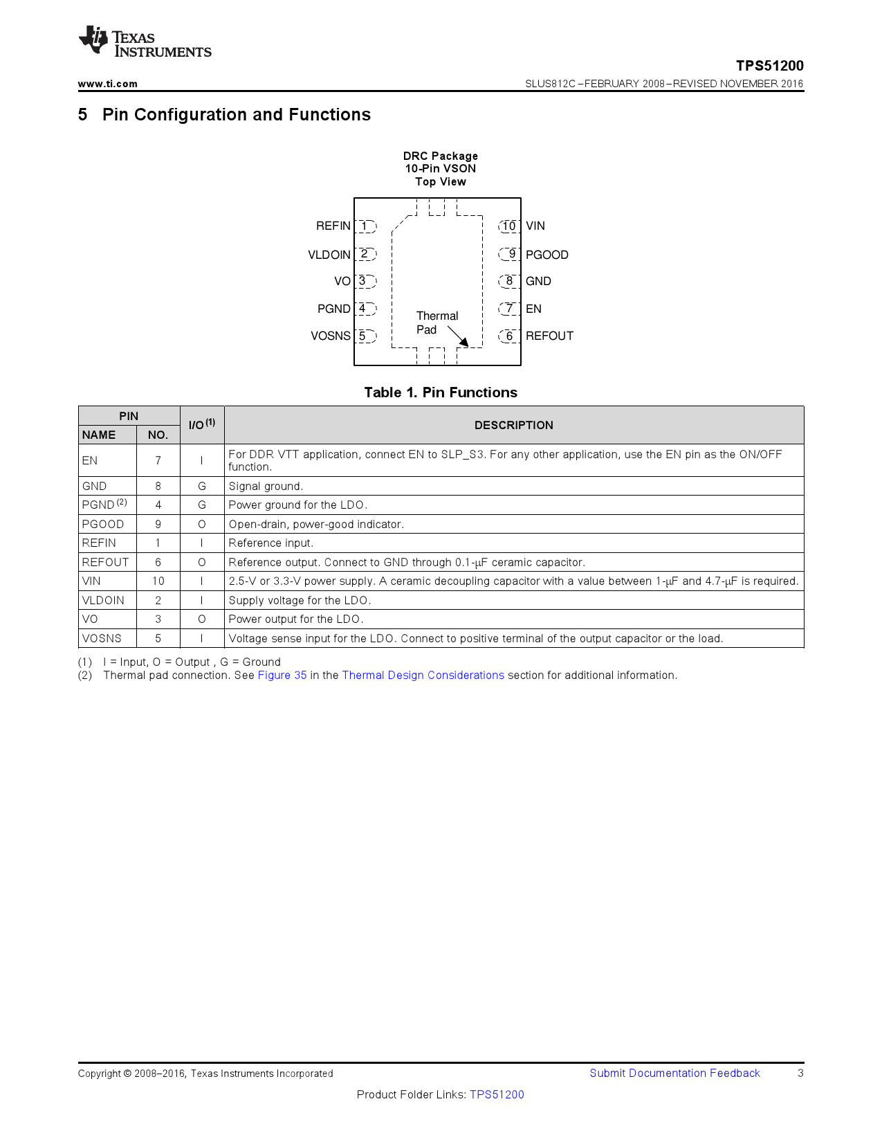 TPS51200DRCR_（TI(德州仪器)）TPS51200DRCR中文资料_价格_PDF手册-立创电子商城