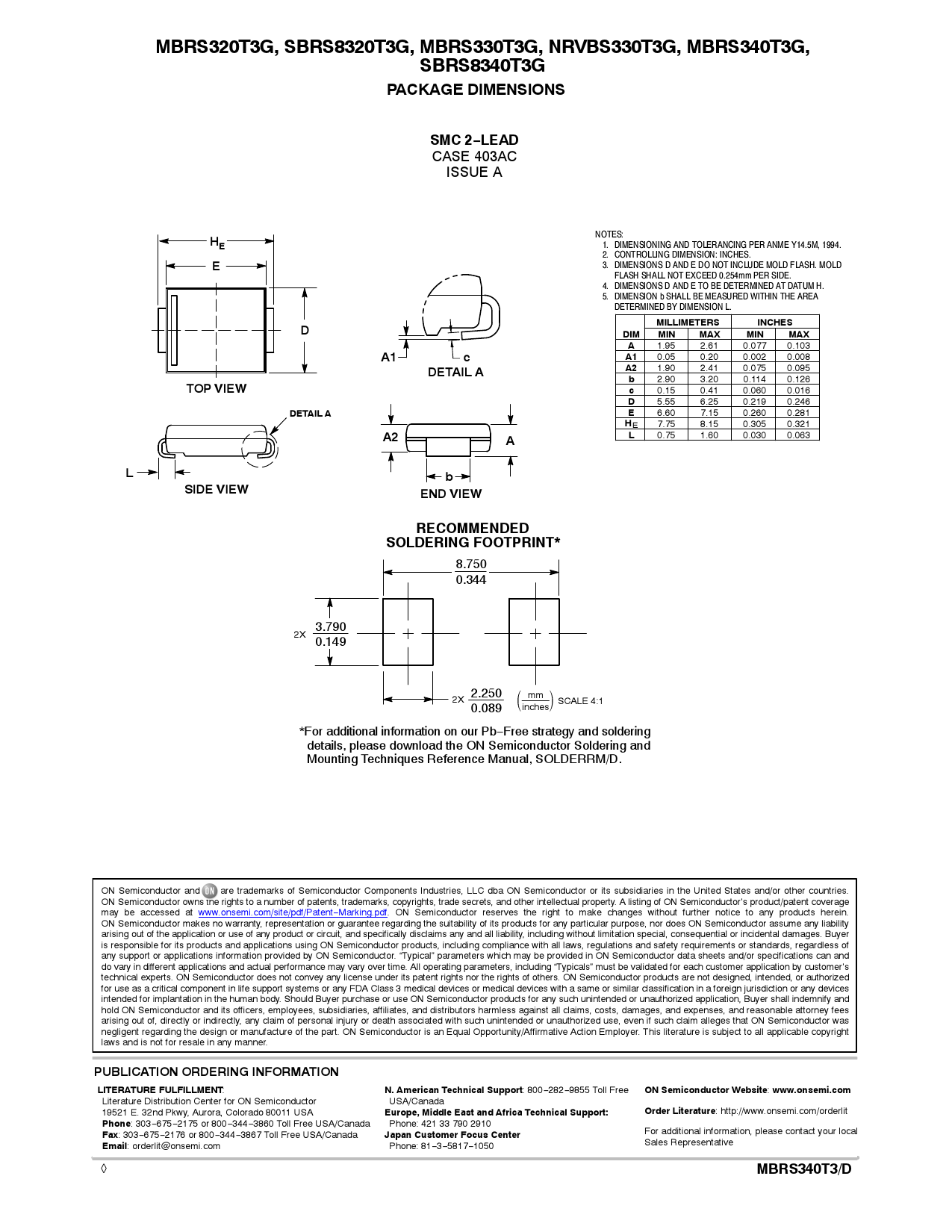 MBRS340T3G_（onsemi(安森美)）MBRS340T3G中文资料_价格_PDF手册-立创电子商城