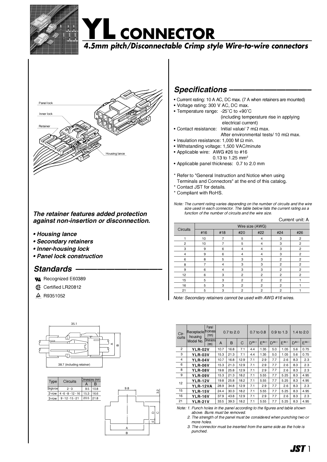 YLP-03V_（JST）YLP-03V中文资料_价格_PDF手册-立创电子商城