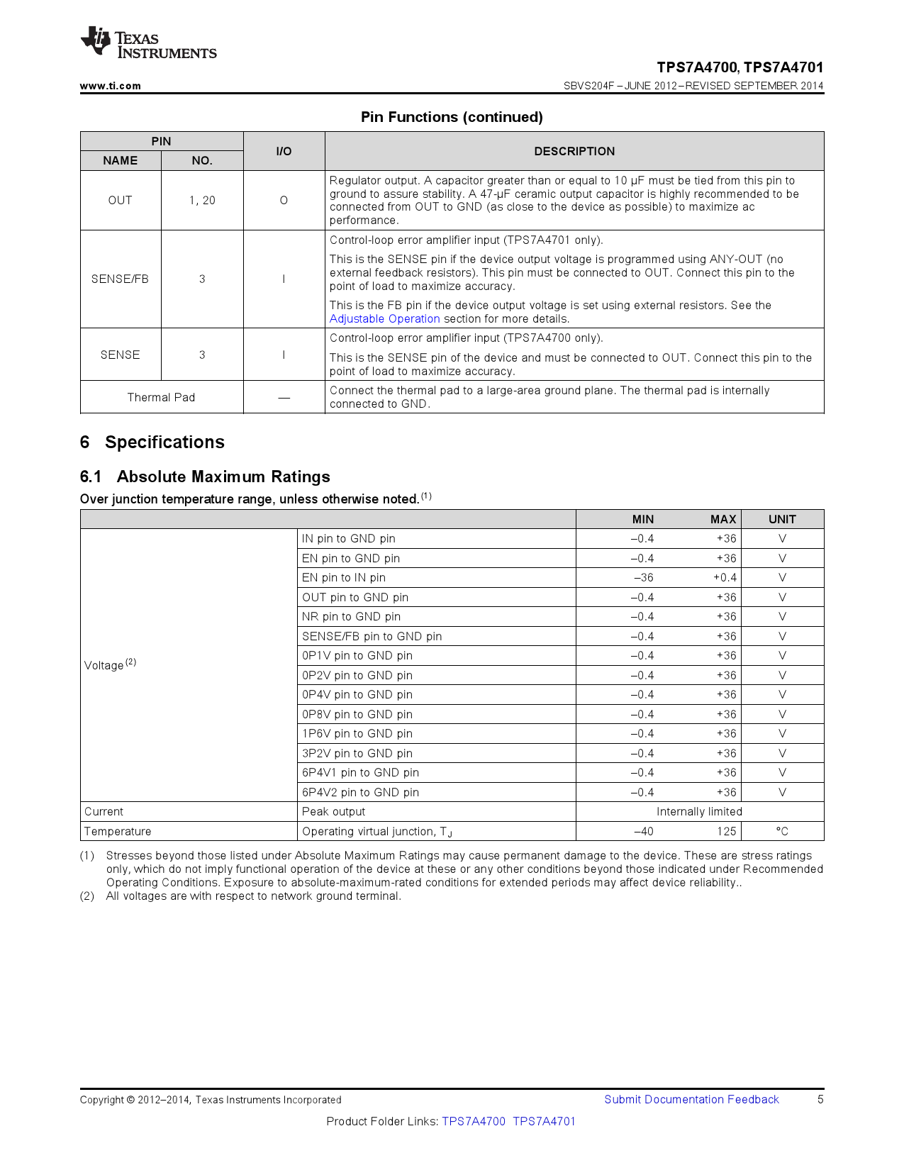 TPS7A4700RGWR_（TI(德州仪器)）TPS7A4700RGWR中文资料_价格_PDF手册-立创电子商城