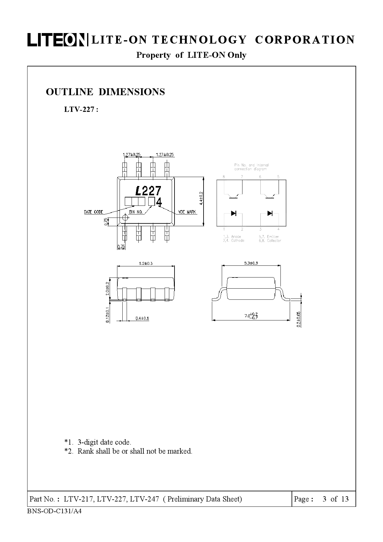 LTV-247_（LITEON(台湾光宝)）LTV-247中文资料_价格_PDF手册-立创电子商城