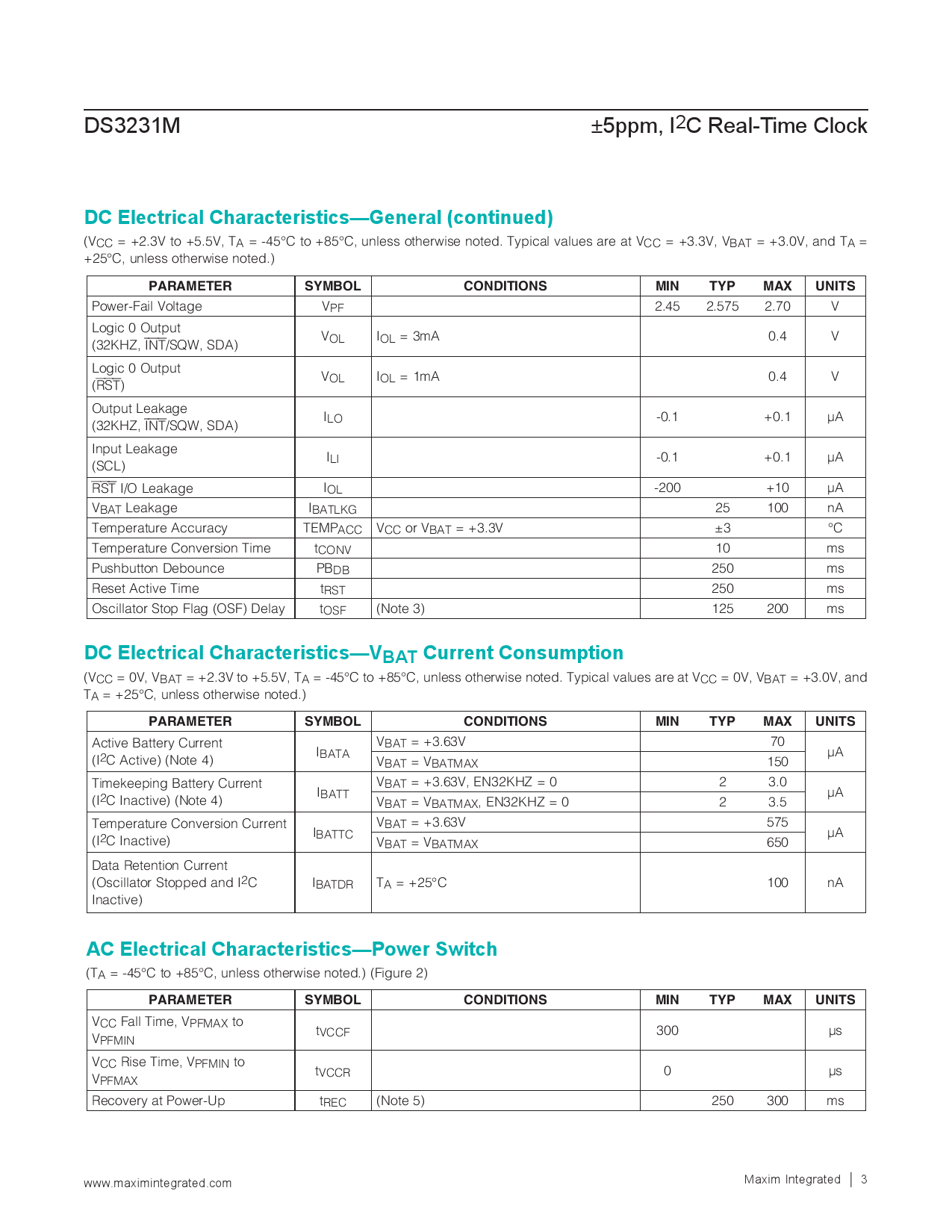 DS3231MZ+TRL_（MAXIM(美信)）DS3231MZ+TRL中文资料_价格_PDF手册-立创电子商城