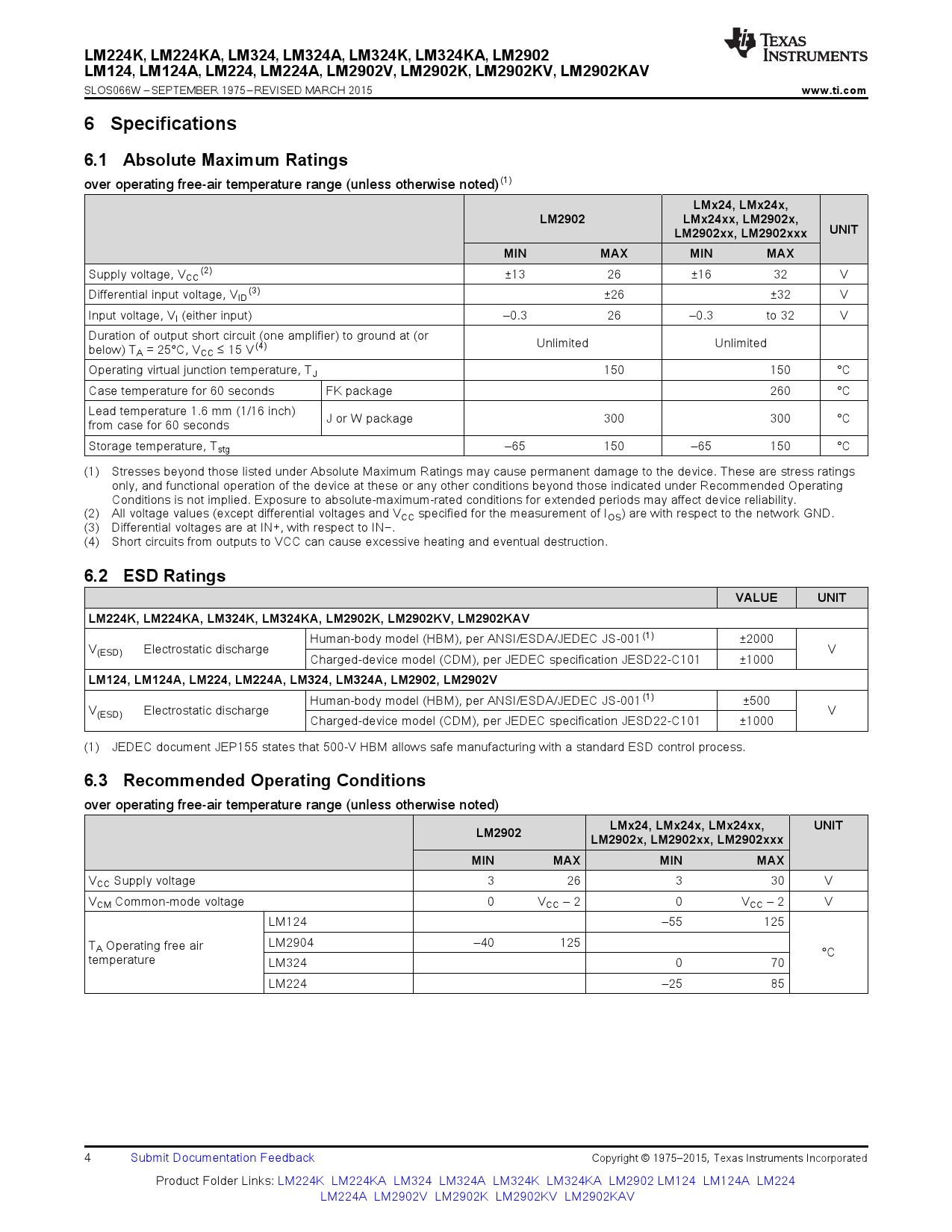 LM324N_（TI(德州仪器)）LM324N中文资料_价格_PDF手册-立创电子商城