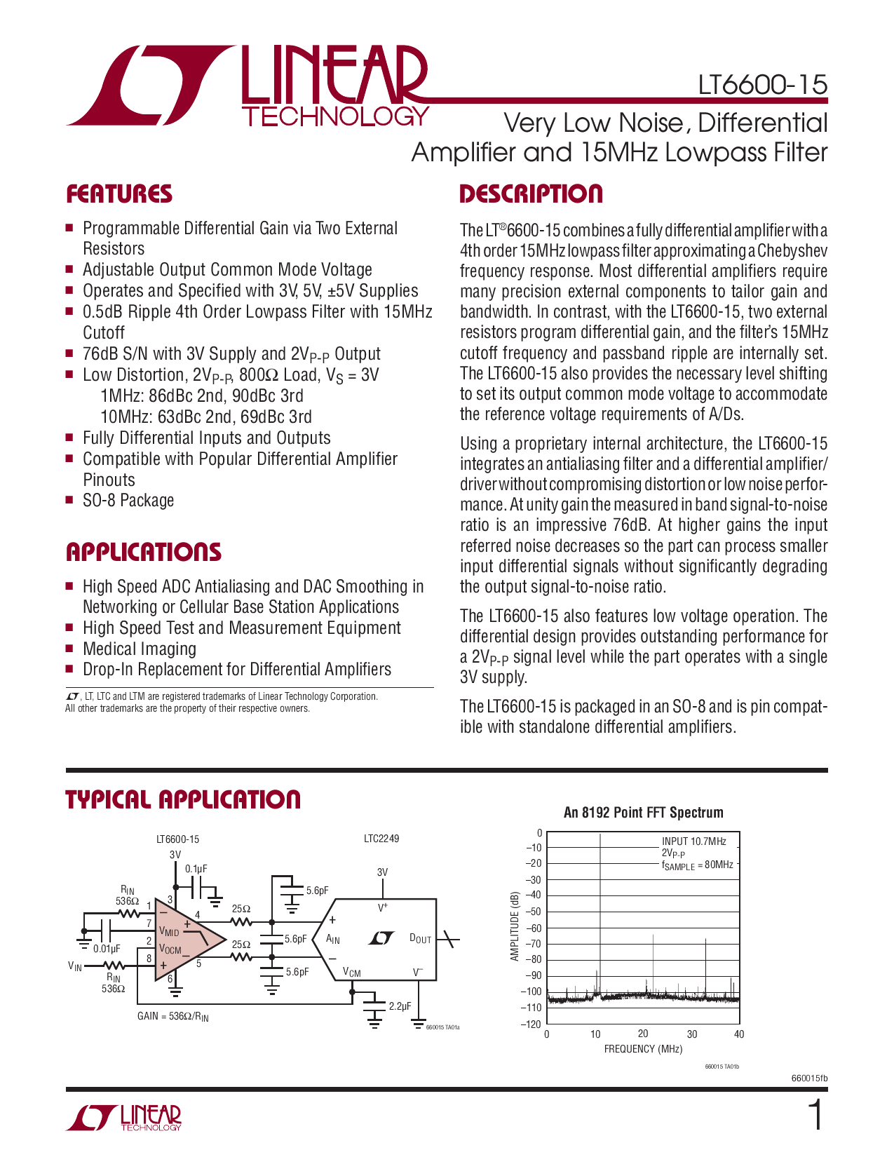 LT6600CS8-15#PBF_（LINEAR(凌特)）LT6600CS8-15#PBF中文资料_价格_PDF手册-立创电子商城