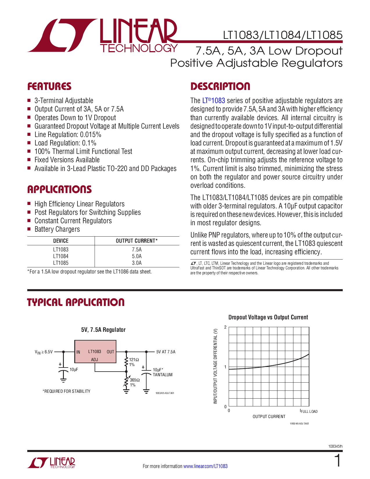 LT1085CT#PBF_（ADI(亚德诺)/LINEAR(凌特)）LT1085CT#PBF中文资料_价格_PDF手册-立创电子商城
