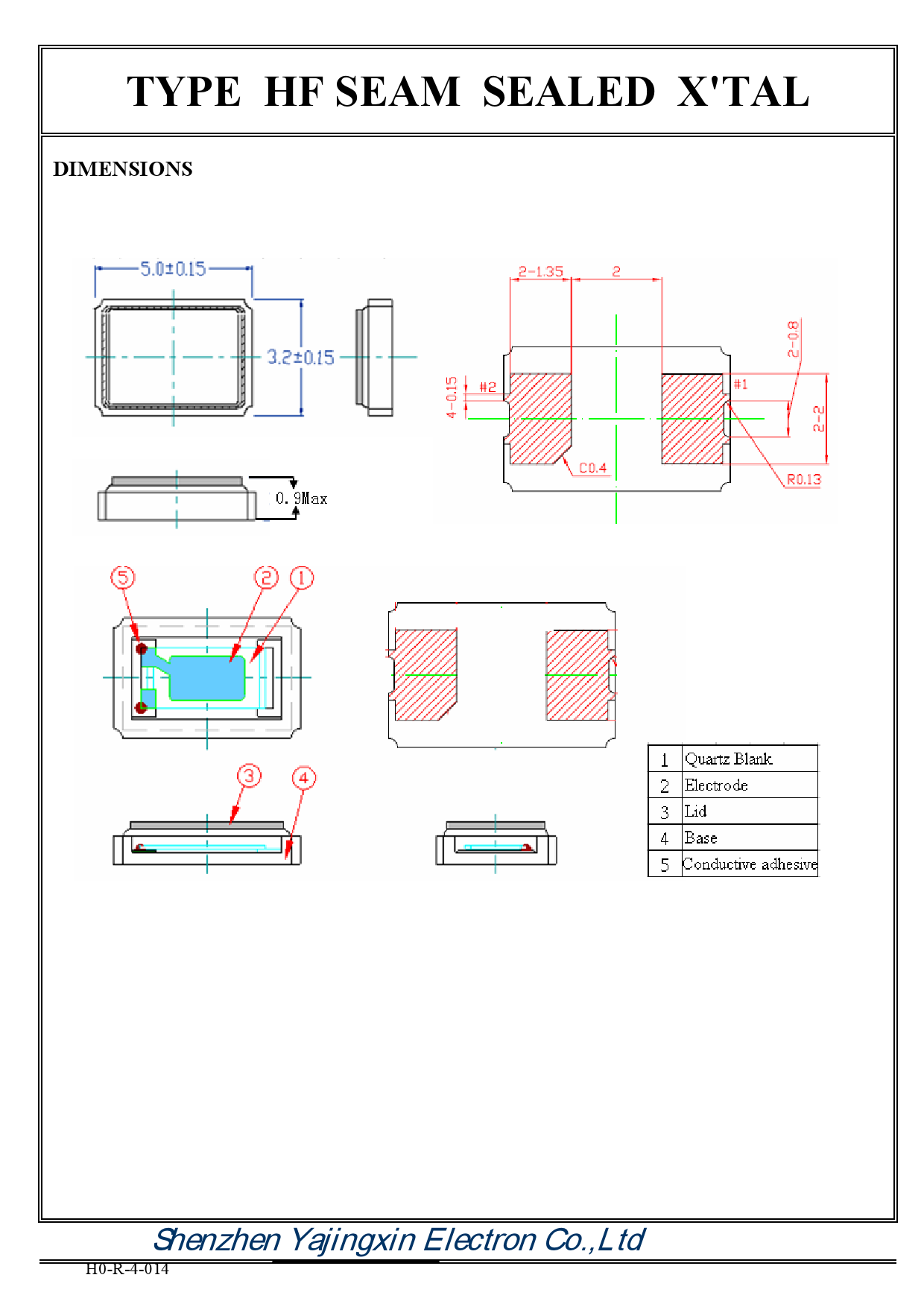 SMD-5032_2P 8M 20pf 30ppm_（TAE(雅晶鑫)）SMD-5032_2P 8M 20pf 30ppm中文资料_价格 ...
