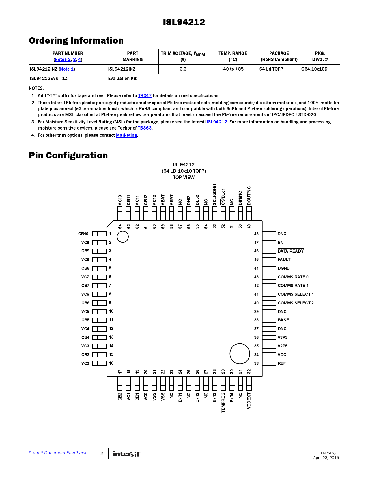 ISL94212INZ-T_（RENESAS(瑞萨)/IDT）ISL94212INZ-T中文资料_价格_PDF手册-立创电子商城