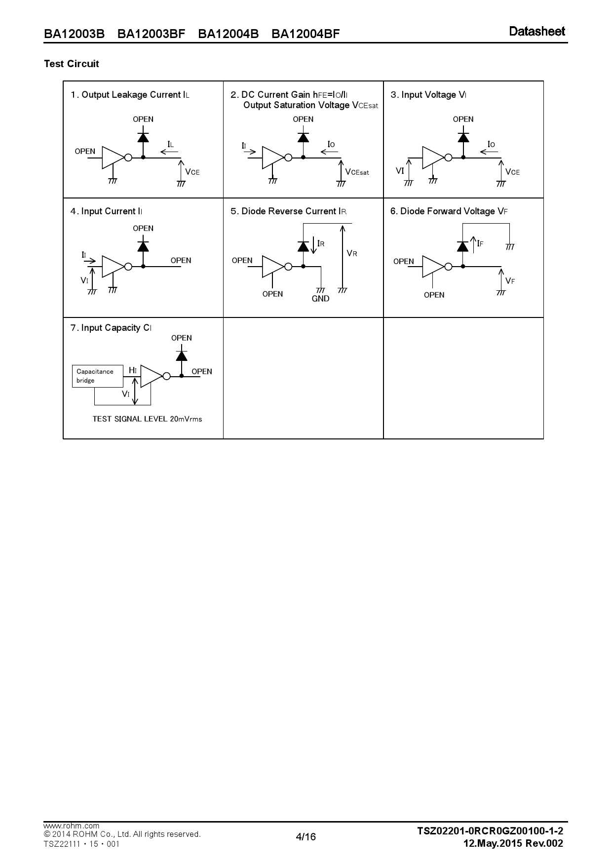 BA12003BF-E2_（ROHM(罗姆)）BA12003BF-E2中文资料_价格_PDF手册-立创电子商城