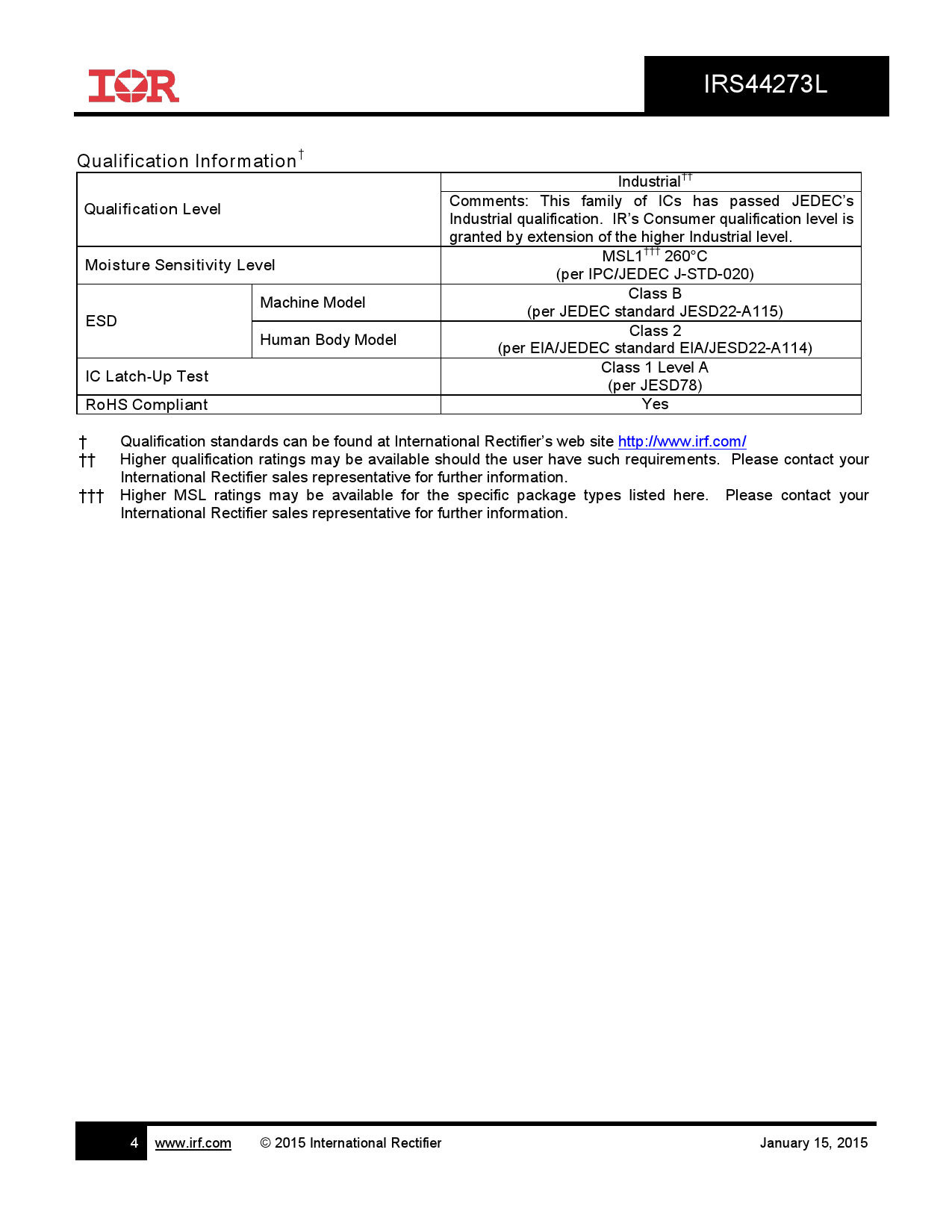 IRS44273LTRPBF_（Infineon(英飞凌)）IRS44273LTRPBF中文资料_价格_PDF手册-立创电子商城