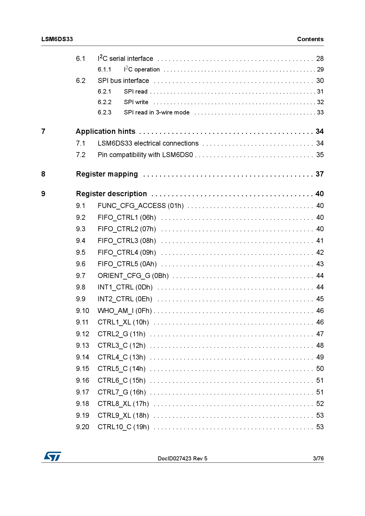 LSM6DS33TR_（ST(意法半导体)）LSM6DS33TR中文资料_价格_PDF手册-立创电子商城