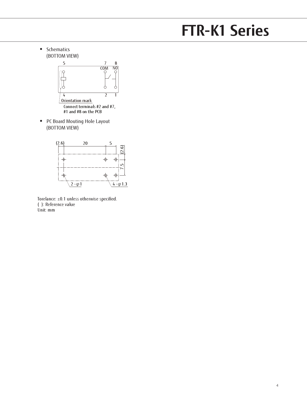 FTR-K1AK024T_（FUJITSU(富士通)）FTR-K1AK024T中文资料_价格_PDF手册-立创电子商城