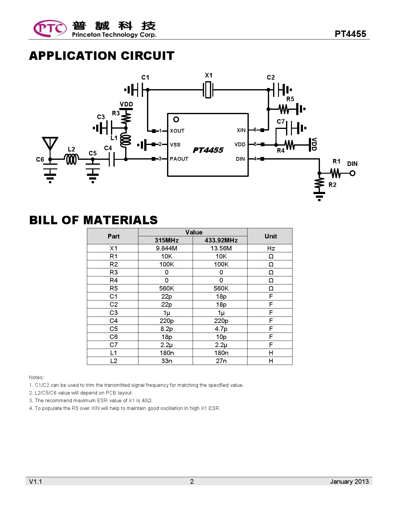 PT4455_（PTC(普诚)）PT4455中文资料_价格_PDF手册-立创电子商城
