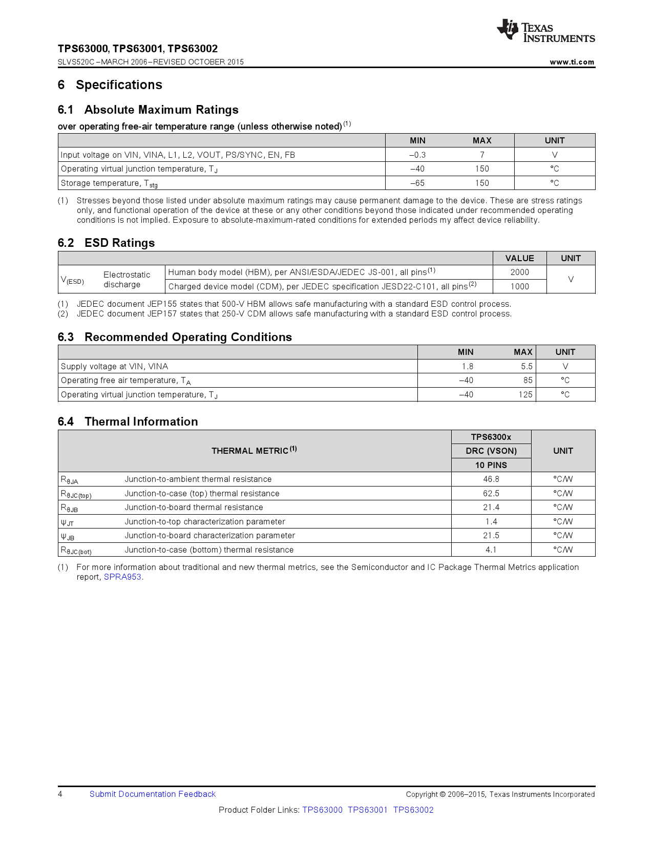 TPS63001DRCR_（TI(德州仪器)）TPS63001DRCR中文资料_价格_PDF手册-立创电子商城