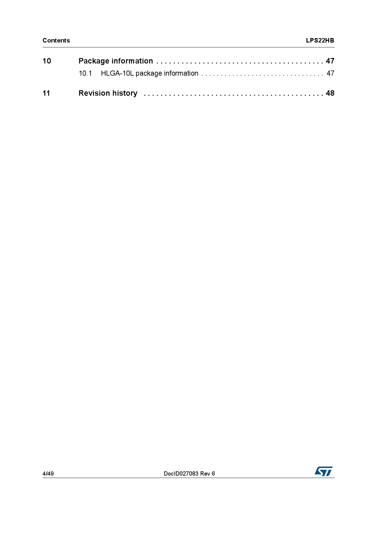 LPS22HBTR_（ST(意法半导体)）LPS22HBTR中文资料_价格_PDF手册-立创电子商城