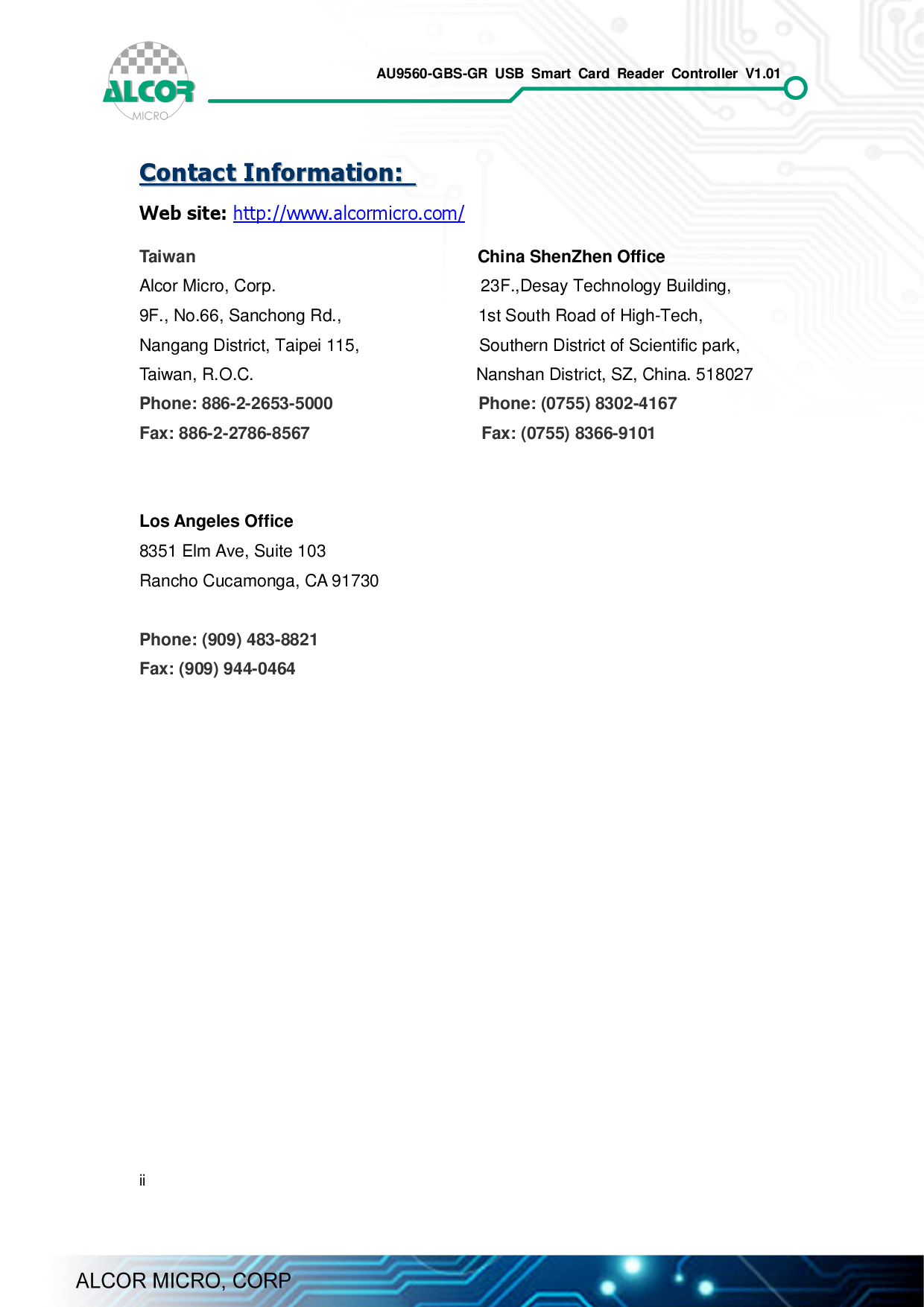 AU9560-GBS-GR_（ALCOR MICRO(安国国际)）AU9560-GBS-GR中文资料_价格_PDF手册-立创电子商城