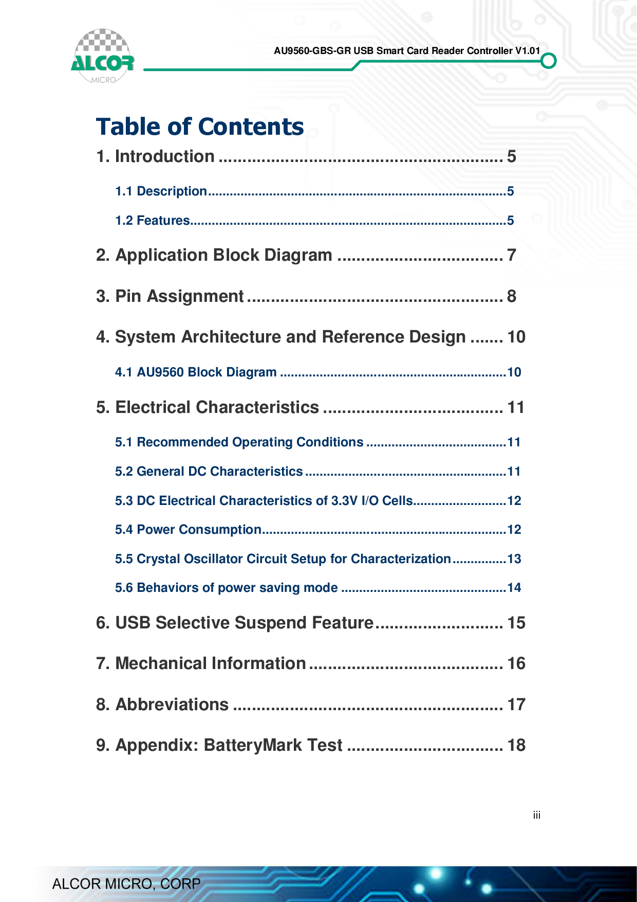 AU9560-GBS-GR_（ALCOR MICRO(安国国际)）AU9560-GBS-GR中文资料_价格_PDF手册-立创电子商城