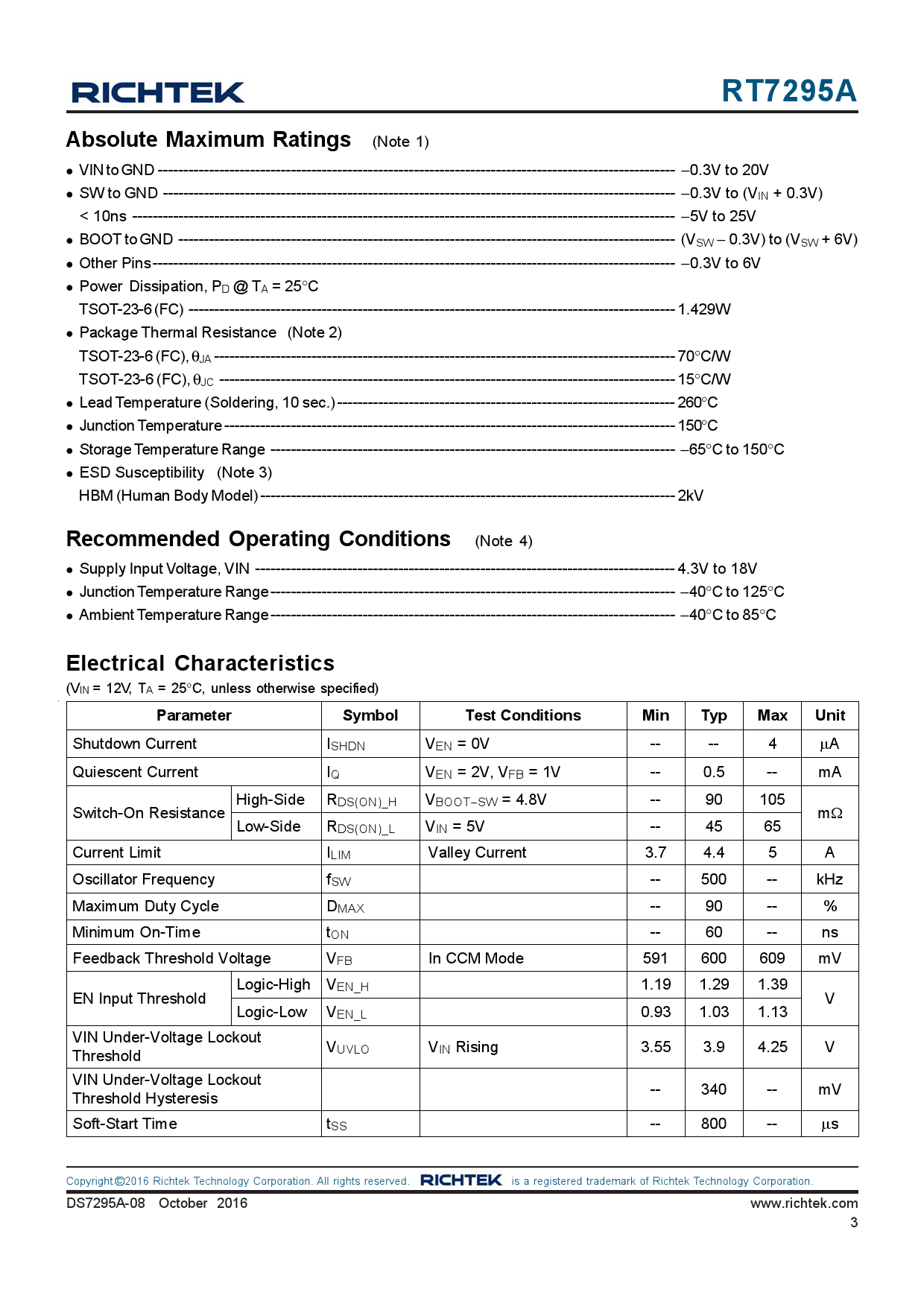 RT7295AGJ6F_（RICHTEK(台湾立锜)）RT7295AGJ6F中文资料_价格_PDF手册-立创电子商城