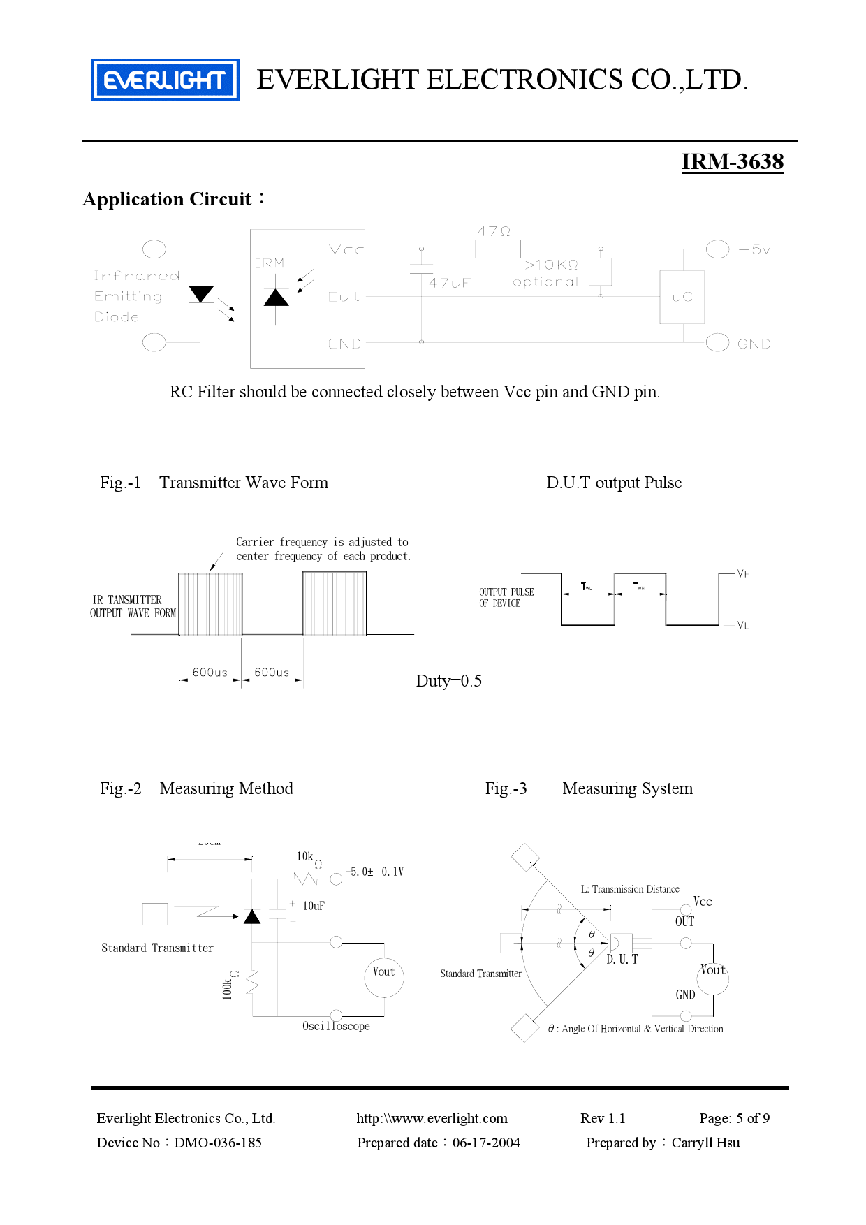 IRM-3638_（EVERLIGHT(台湾亿光)）IRM-3638中文资料_价格_PDF手册-立创电子商城