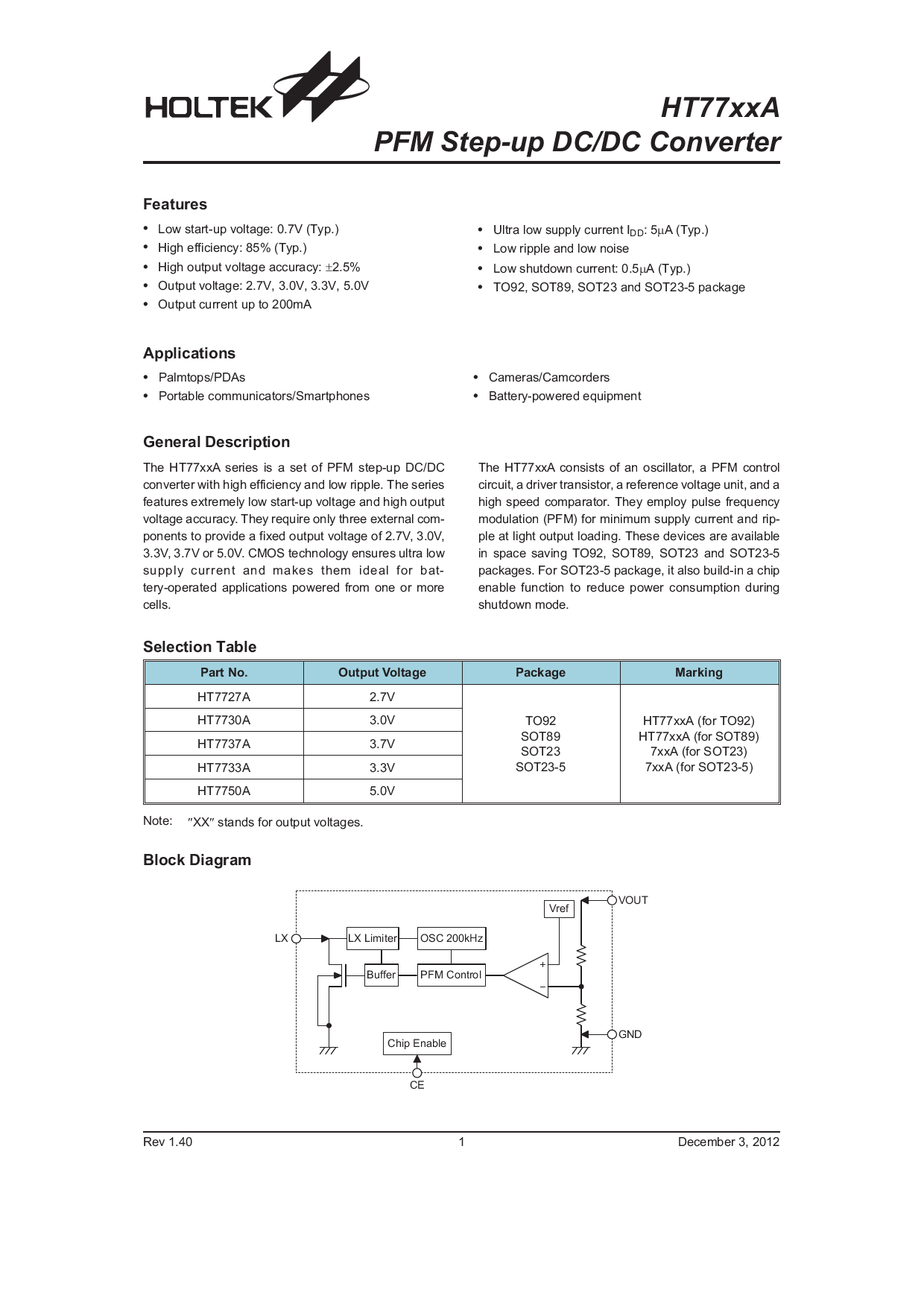HT7733A_（HOLTEK(合泰/盛群)）HT7733A中文资料_价格_PDF手册-立创电子商城