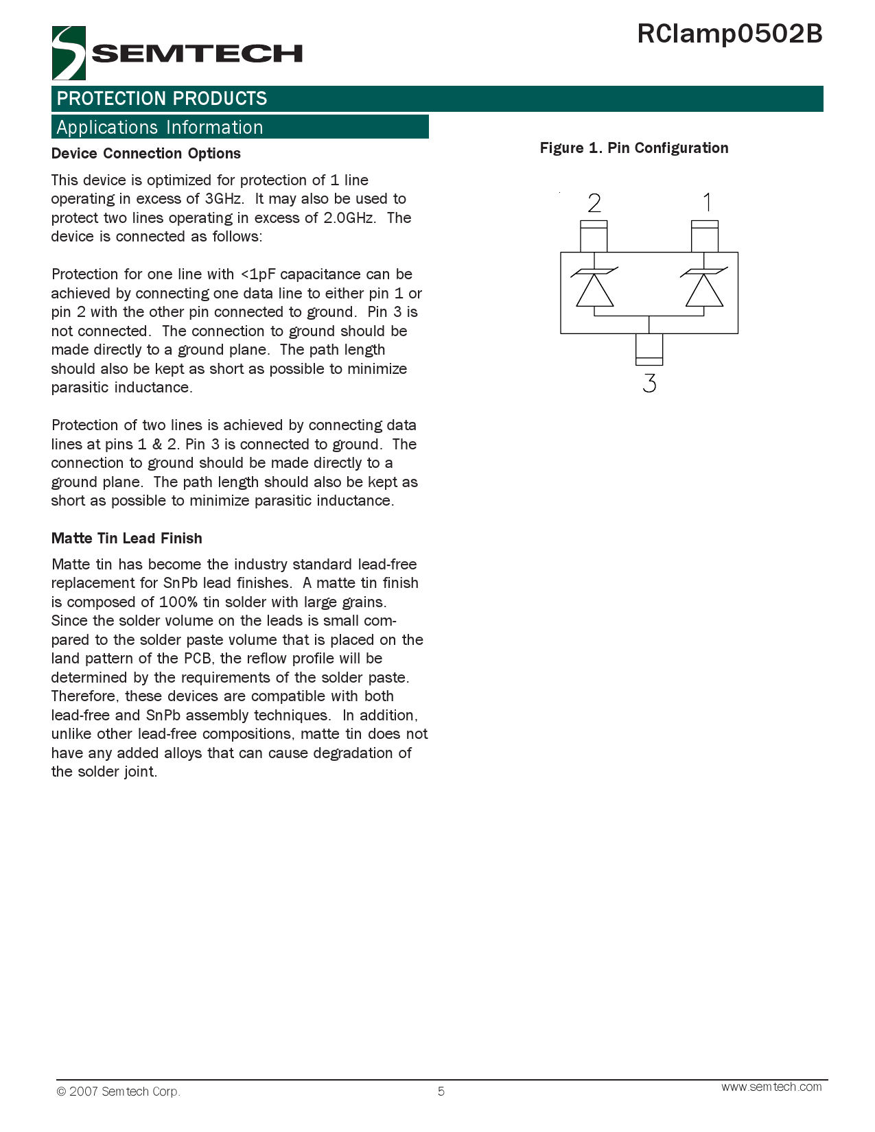 RCLAMP0502B.TCT_（SEMTECH）RCLAMP0502B.TCT中文资料_价格_PDF手册-立创电子商城