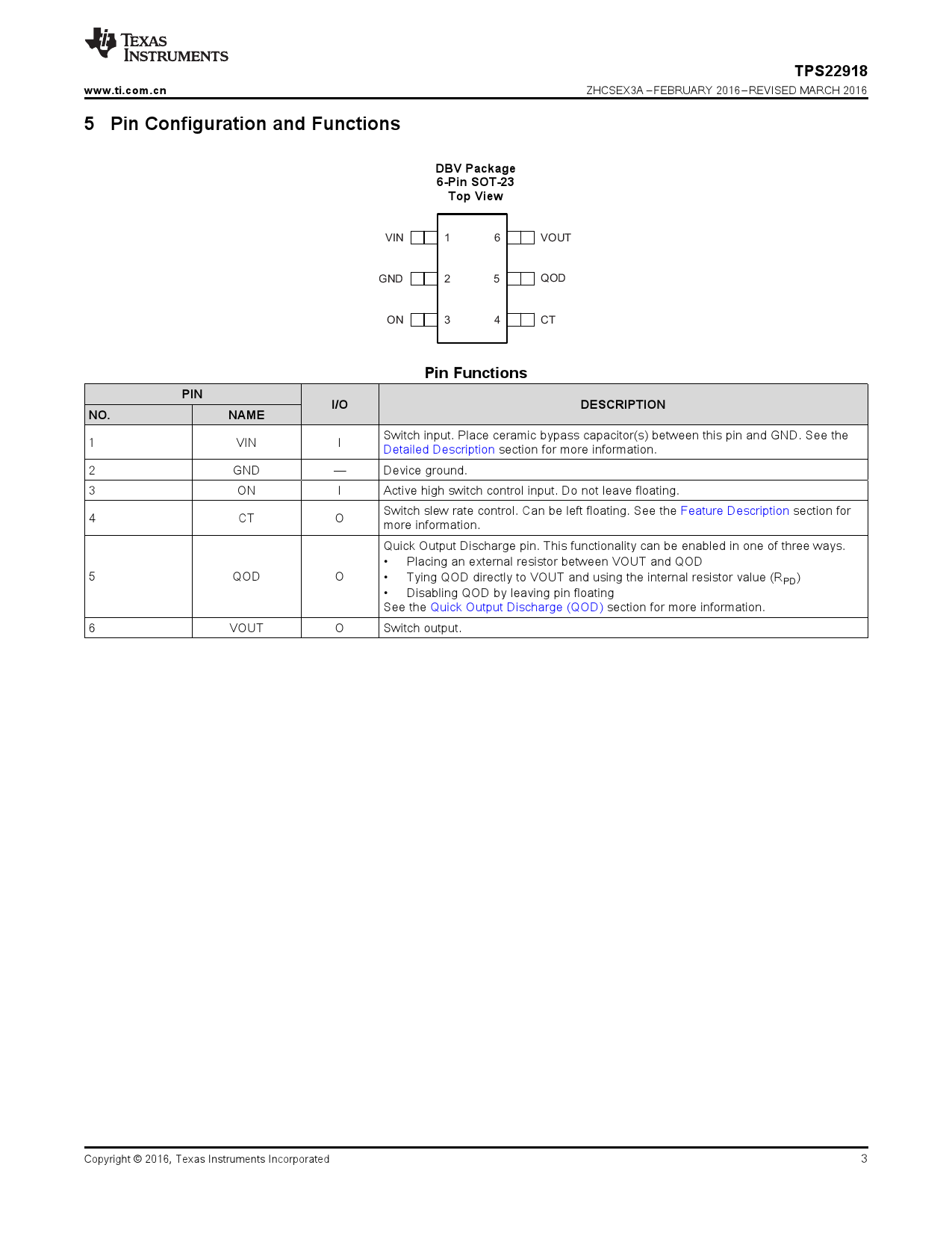 TPS22918DBVR_（TI(德州仪器)）TPS22918DBVR中文资料_价格_PDF手册-立创电子商城