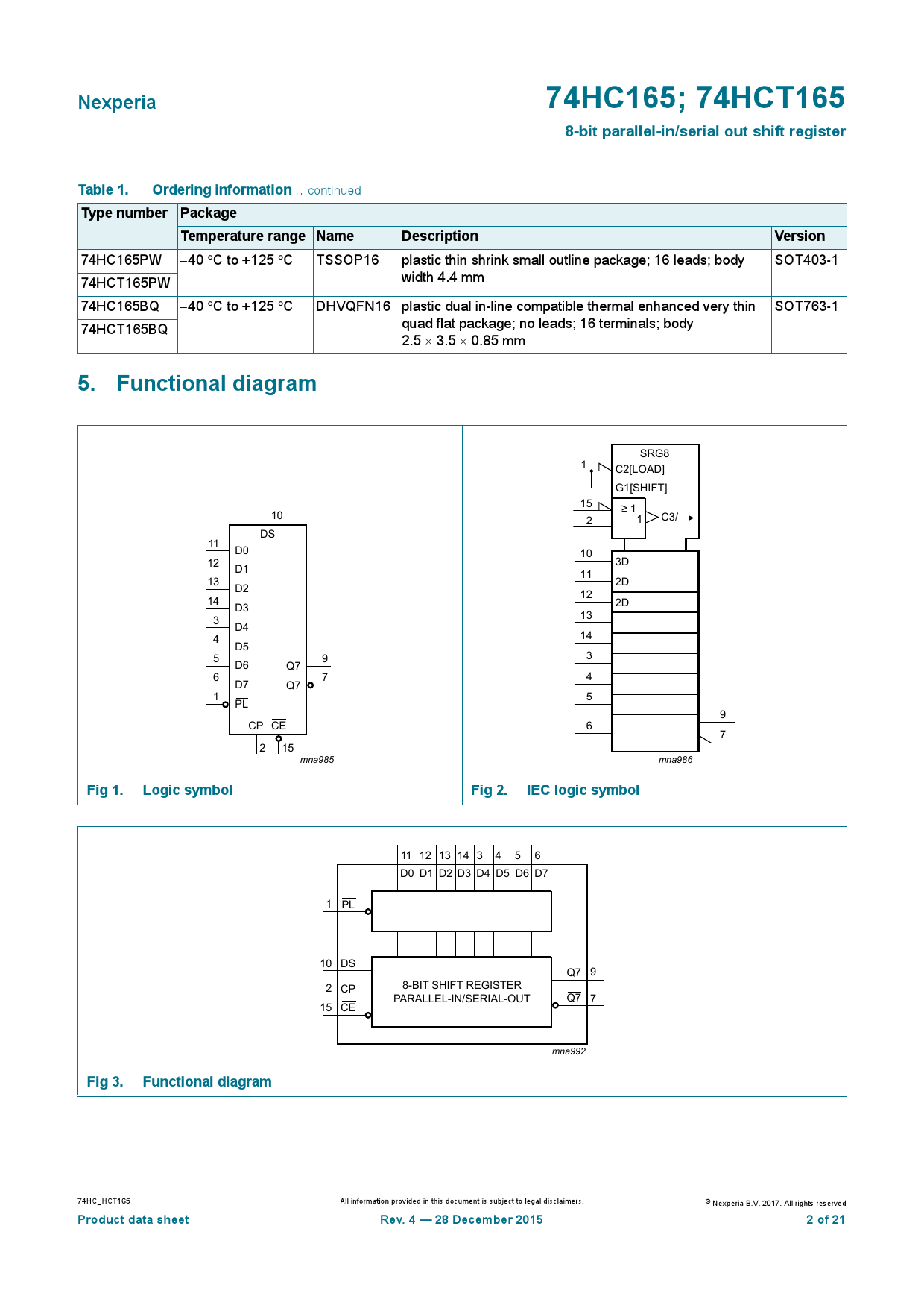 74HC165PW,118_（Nexperia(安世)）74HC165PW,118中文资料_价格_PDF手册-立创电子商城