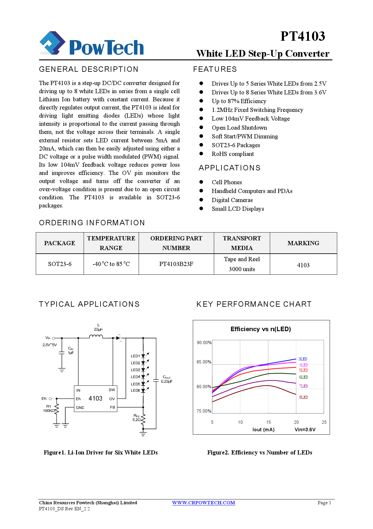 PT4103B23F_（PowTech(华润矽威)）PT4103B23F中文资料_价格_PDF手册-立创电子商城