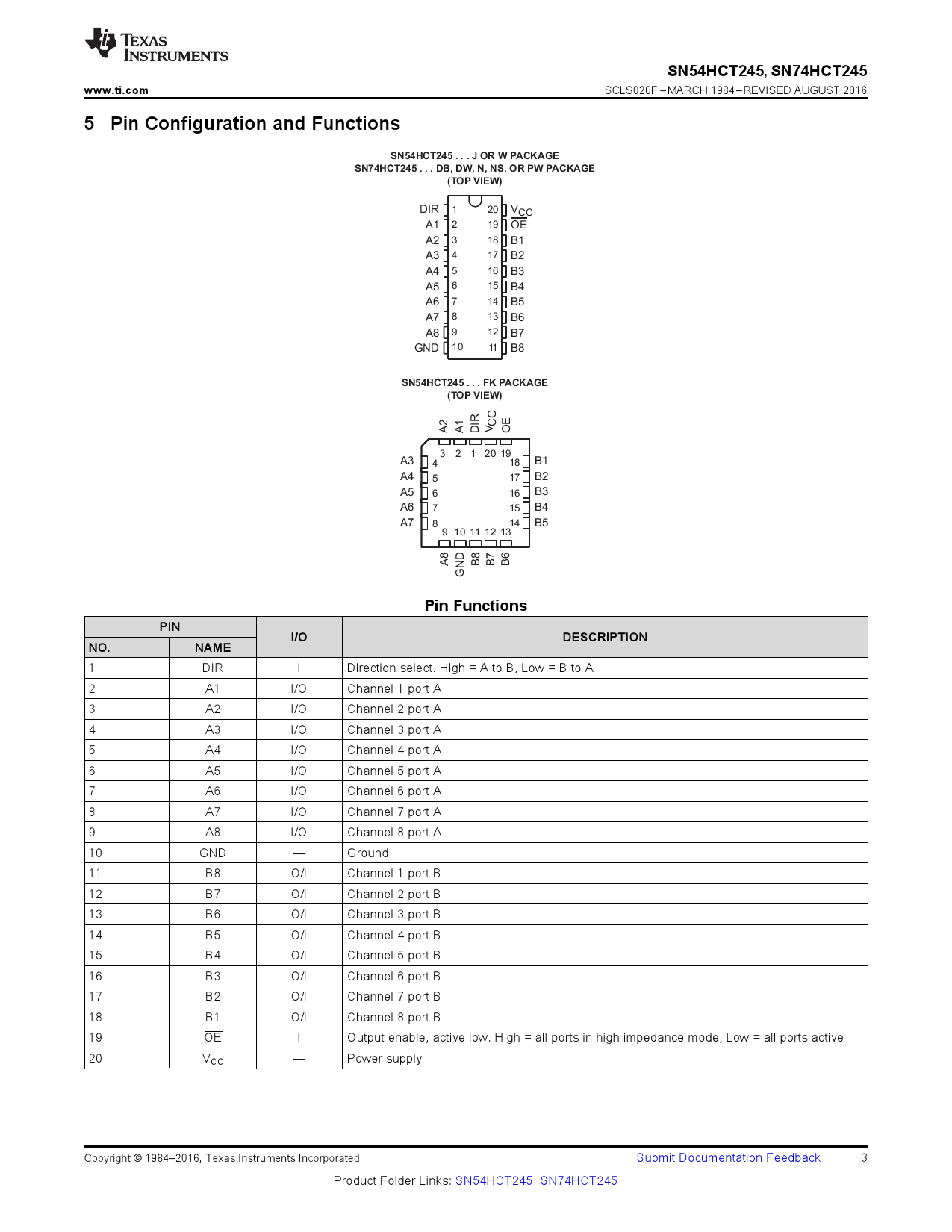 SN74HCT245N_（TI(德州仪器)）SN74HCT245N中文资料_价格_PDF手册-立创电子商城