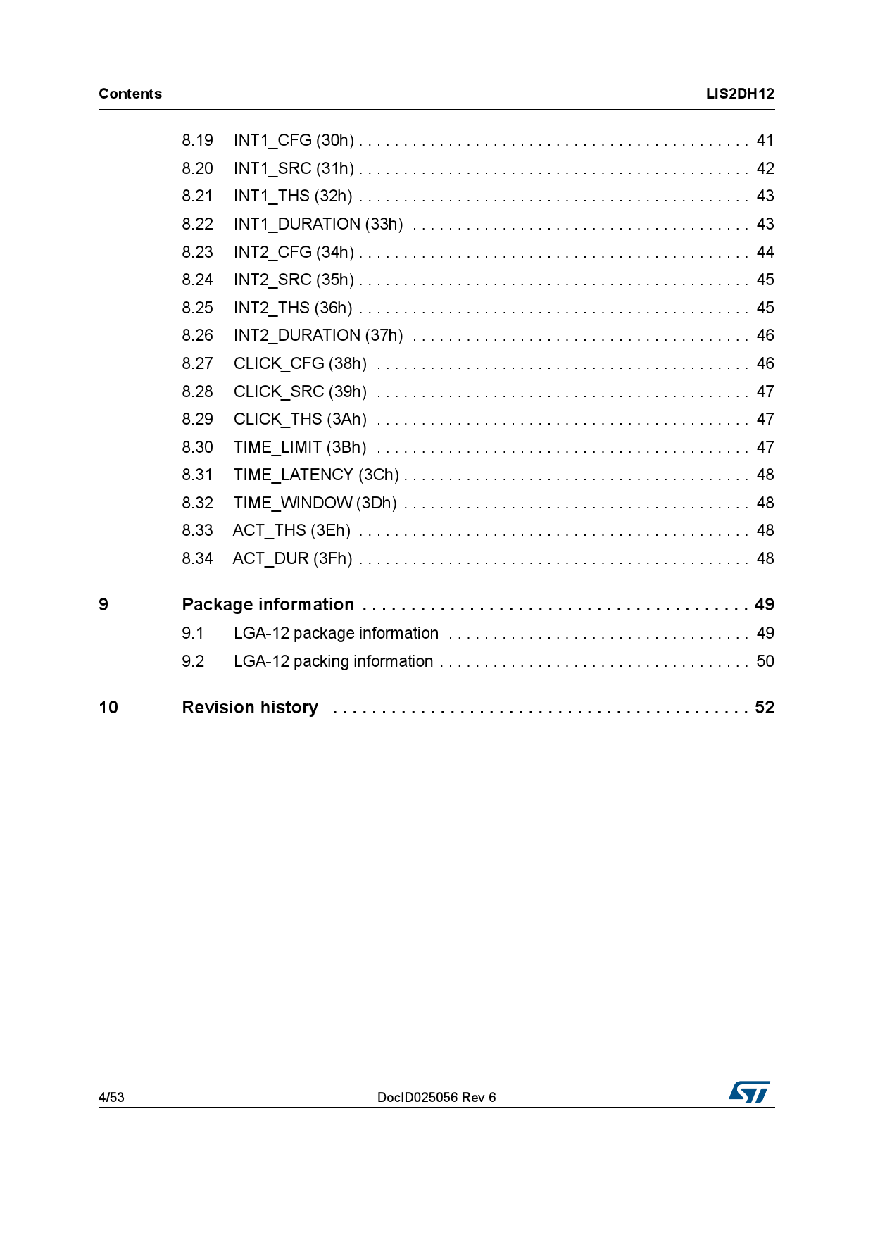 LIS2DH12TR_（ST(意法半导体)）LIS2DH12TR中文资料_价格_PDF手册-立创电子商城