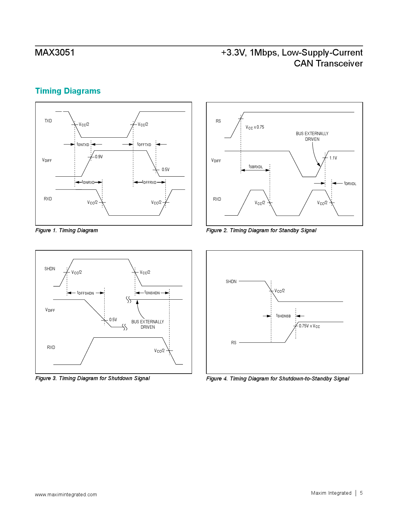 MAX3051EKA+T_（ADI(亚德诺)/MAXIM(美信)）MAX3051EKA+T中文资料_价格_PDF手册-立创电子商城