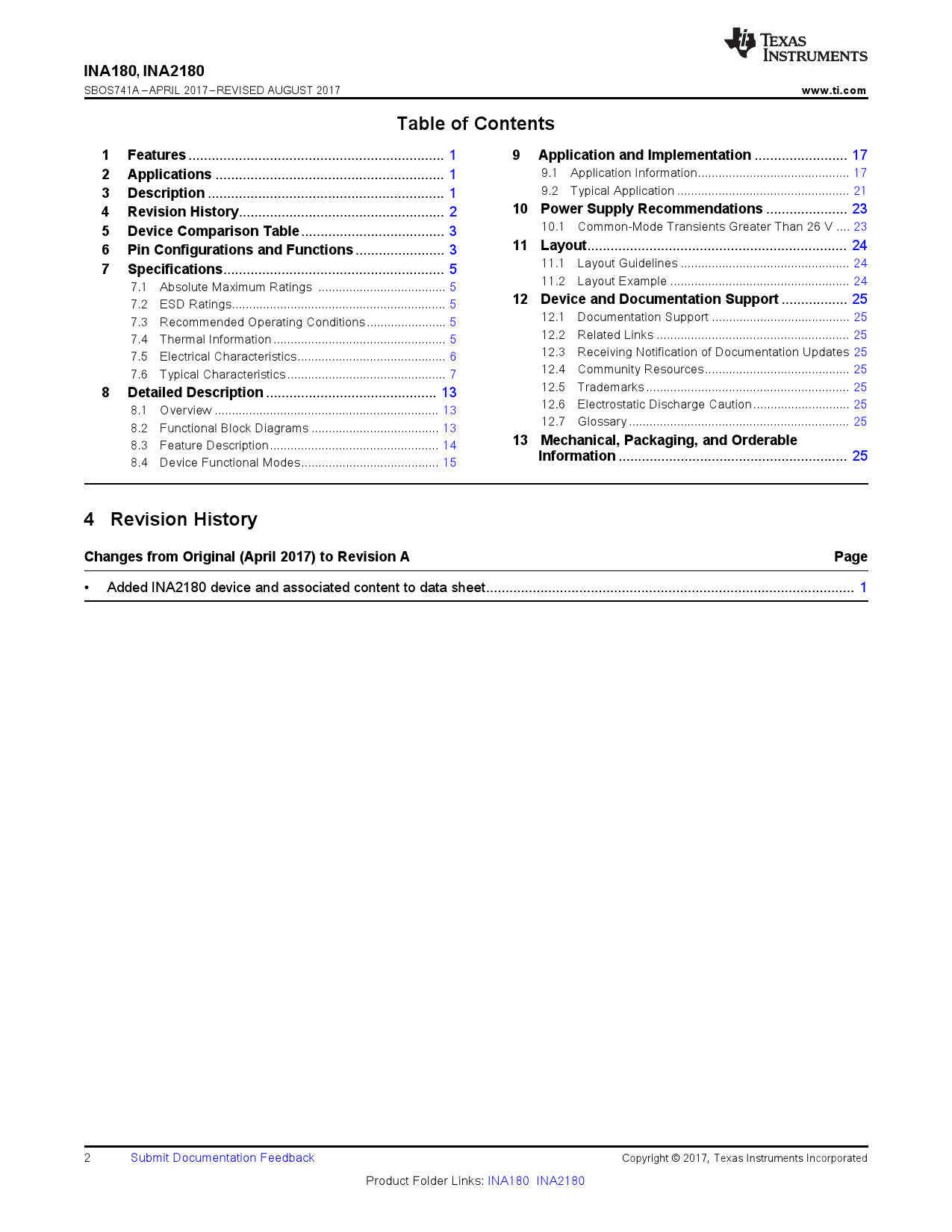 INA180A3IDBVR_（TI(德州仪器)）INA180A3IDBVR中文资料_价格_PDF手册-立创电子商城