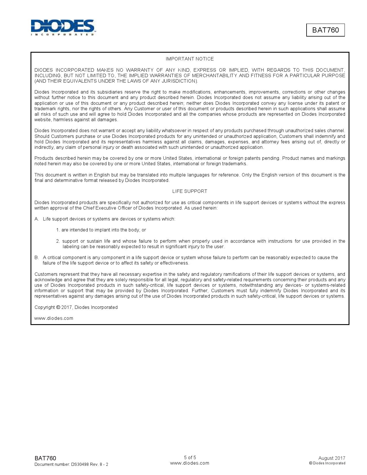 BAT760-7_（DIODES(美台)）BAT760-7中文资料_价格_PDF手册-立创电子商城