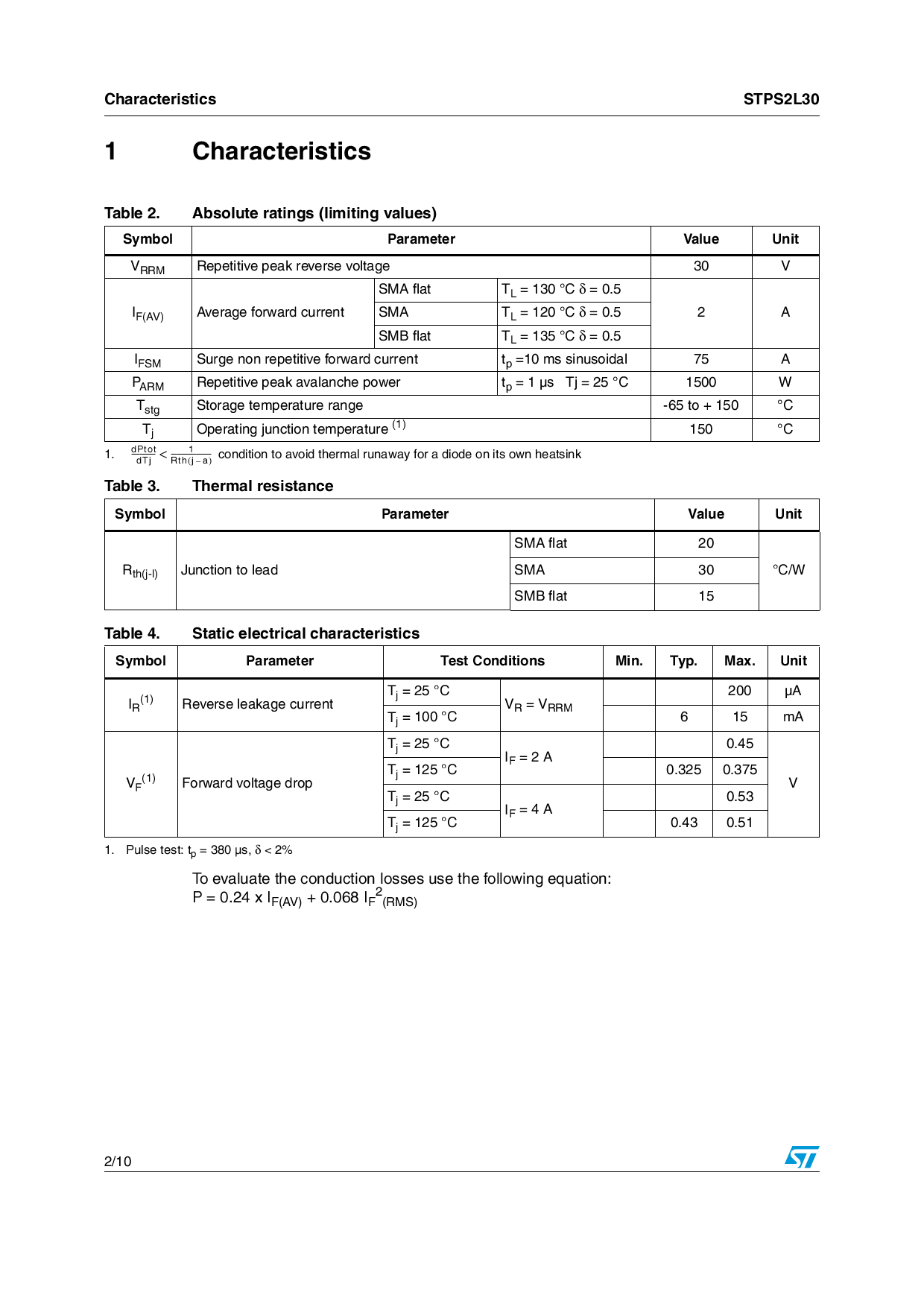 STPS2L30A_（ST(意法半导体)）STPS2L30A中文资料_价格_PDF手册-立创电子商城
