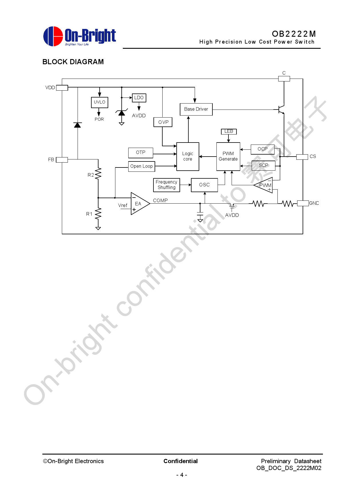 OB2222MCPA_（OB(昂宝)）OB2222MCPA中文资料_价格_PDF手册-立创电子商城
