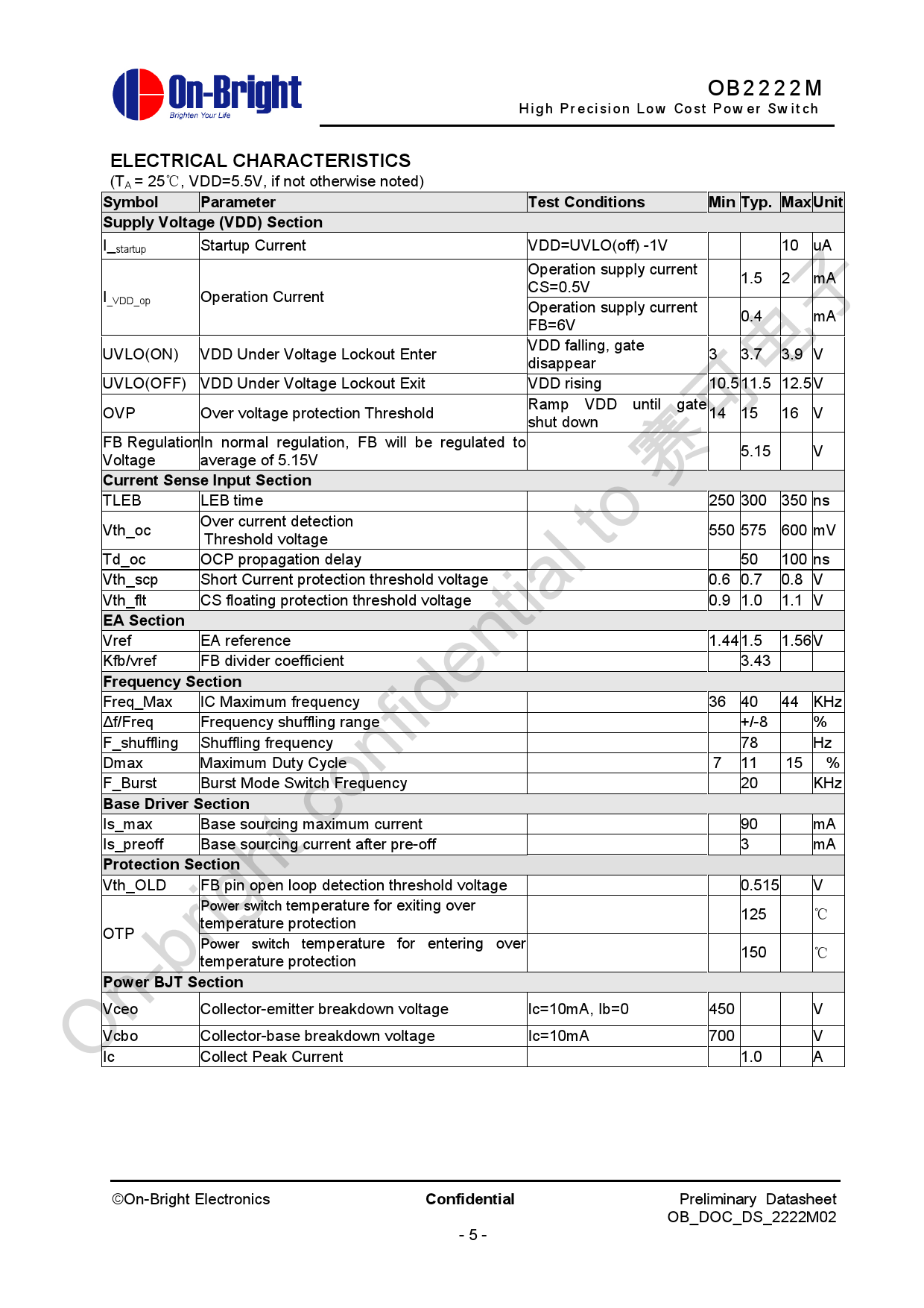 OB2222MCPA_（OB(昂宝)）OB2222MCPA中文资料_价格_PDF手册-立创电子商城