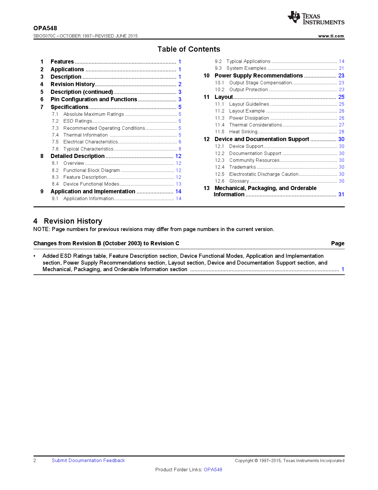 OPA548T_（TI(德州仪器)）OPA548T中文资料_价格_PDF手册-立创电子商城