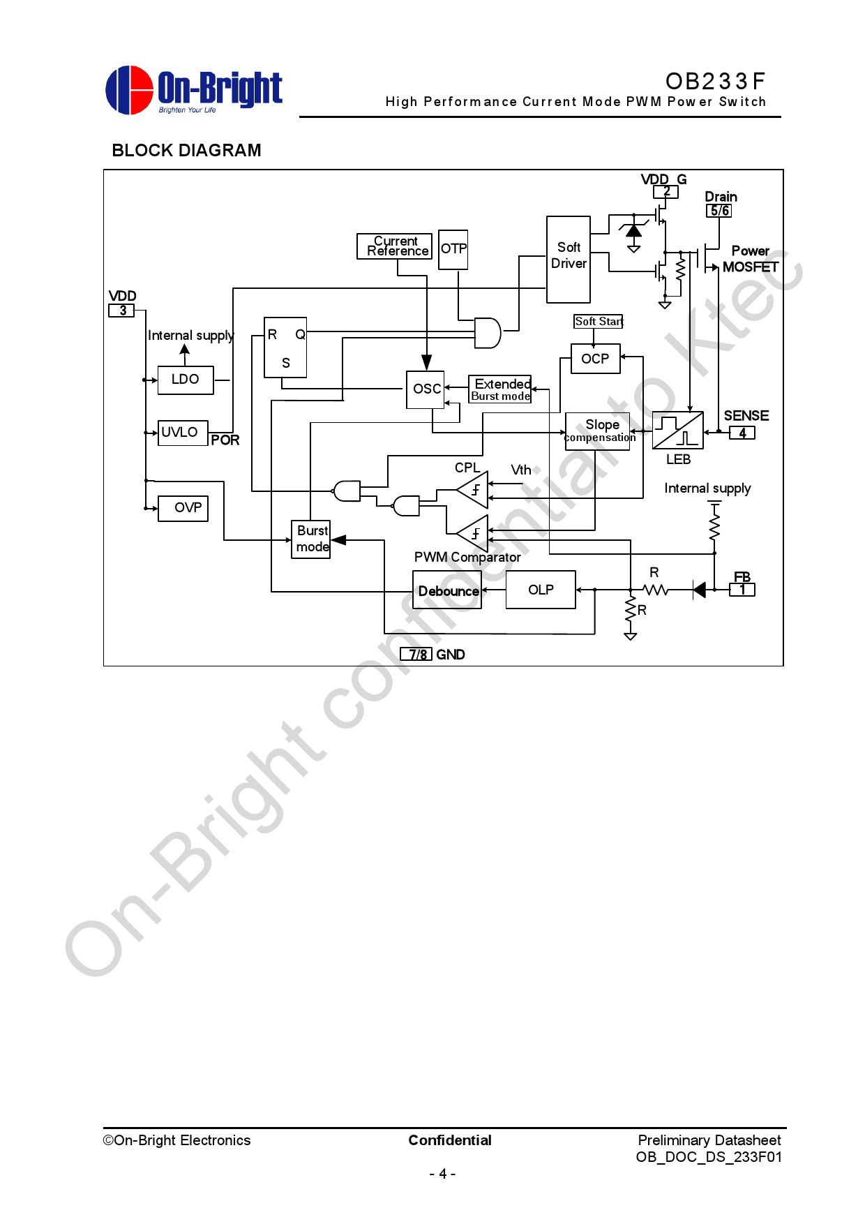 OB233FAP_（OB(昂宝)）OB233FAP中文资料_价格_PDF手册-立创电子商城