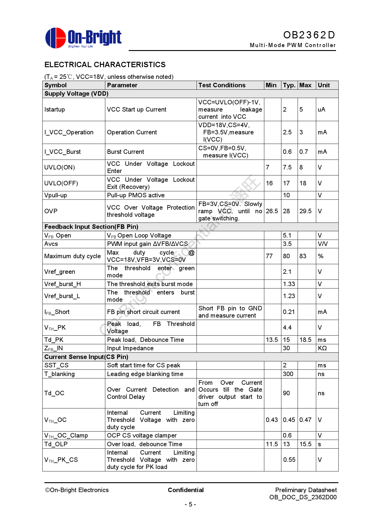 OB2362DMP_（OB(昂宝)）OB2362DMP中文资料_价格_PDF手册-立创电子商城